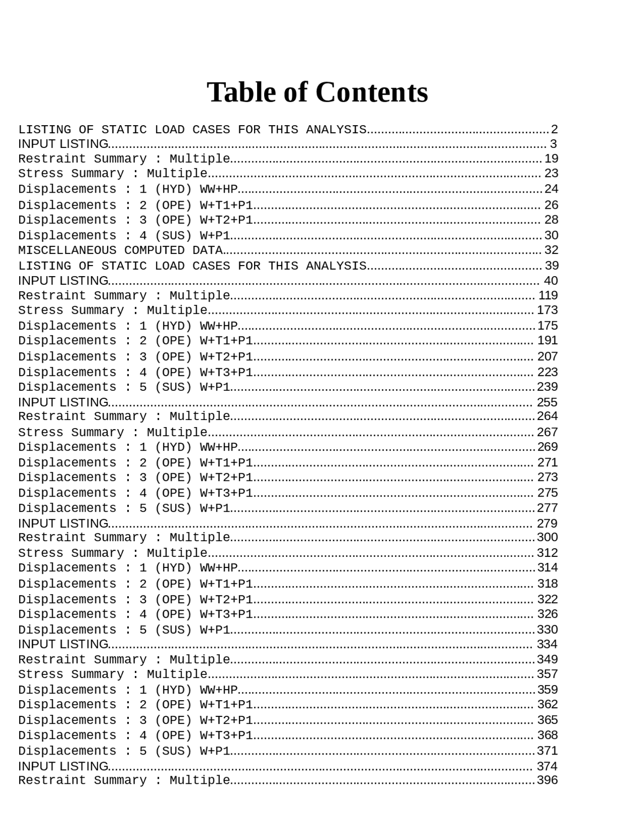 Listing Of Static Load Cases For This Analysis Manuais Projetos listing-of-static-load-cases-for-this-analysis-manuais-projetos