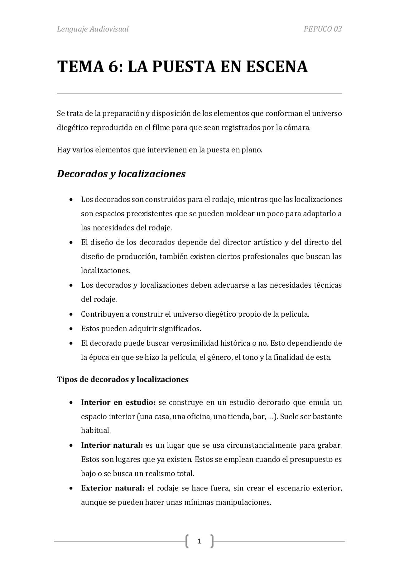 Lenguaje Audiovisual 1°pepuco Docsity