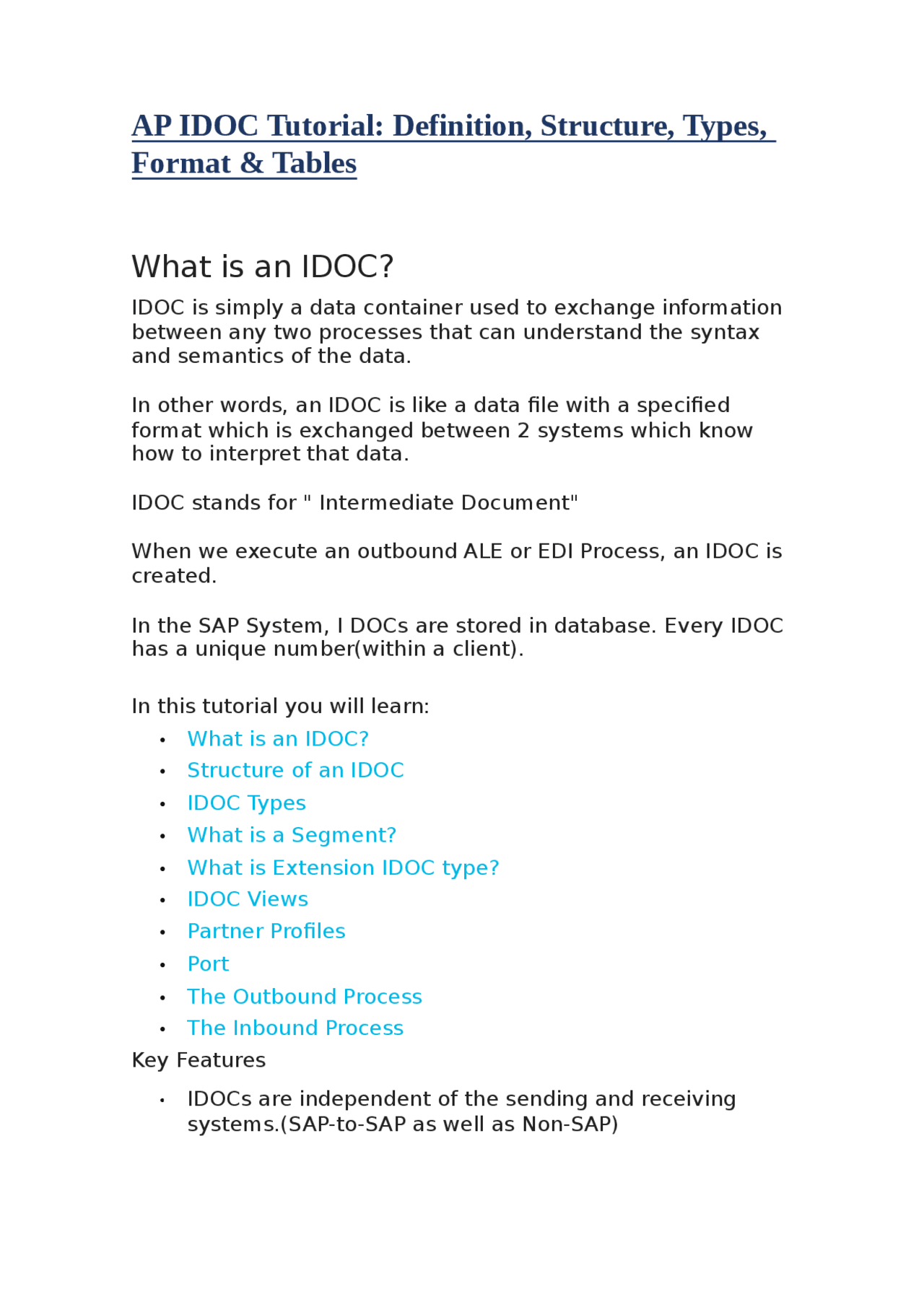 Idoc Sap Tutorial Para Aprendizagem Manuais Projetos Pesquisas