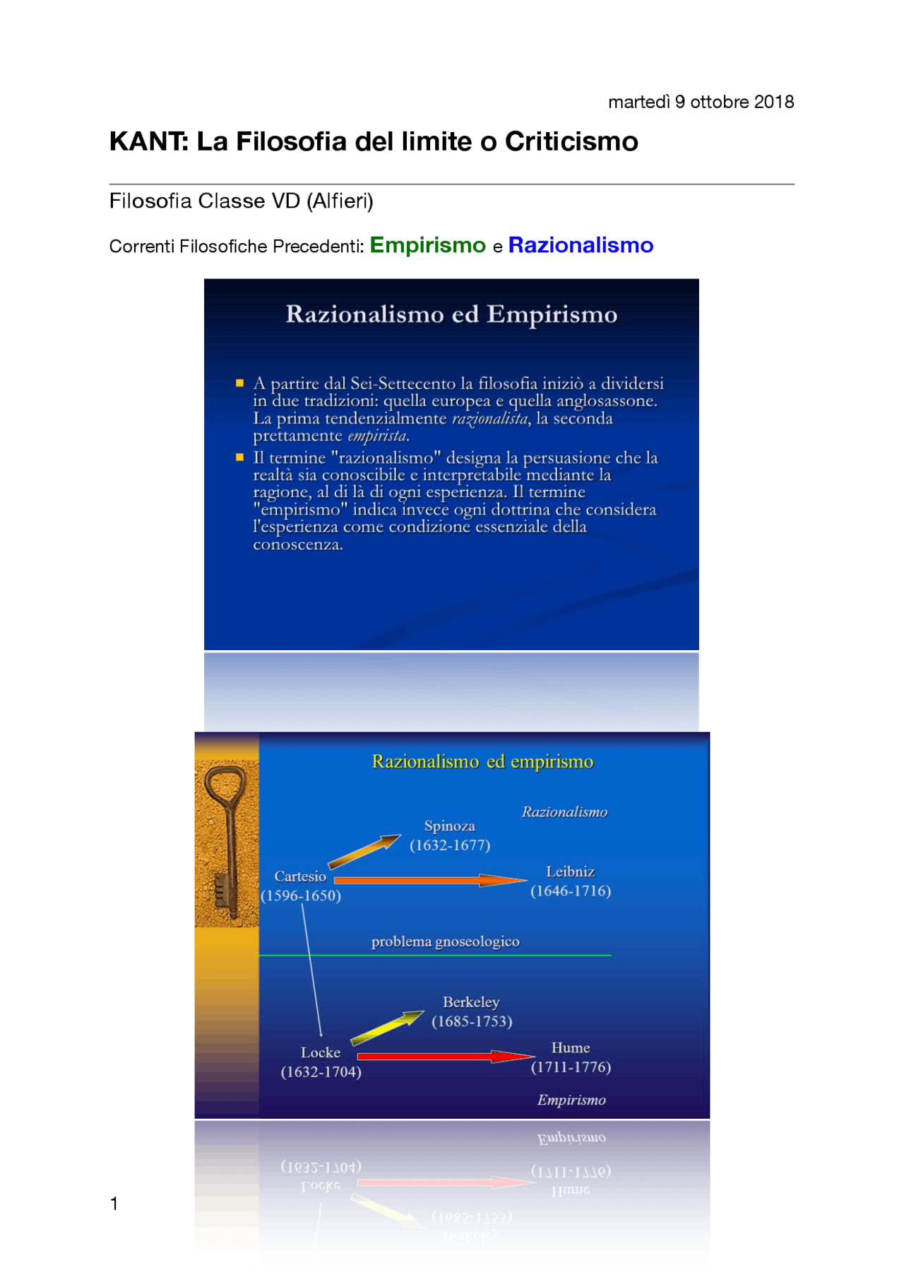Kant, Criticismo filosofico e pensiero del filosofo | Apuntes de ...