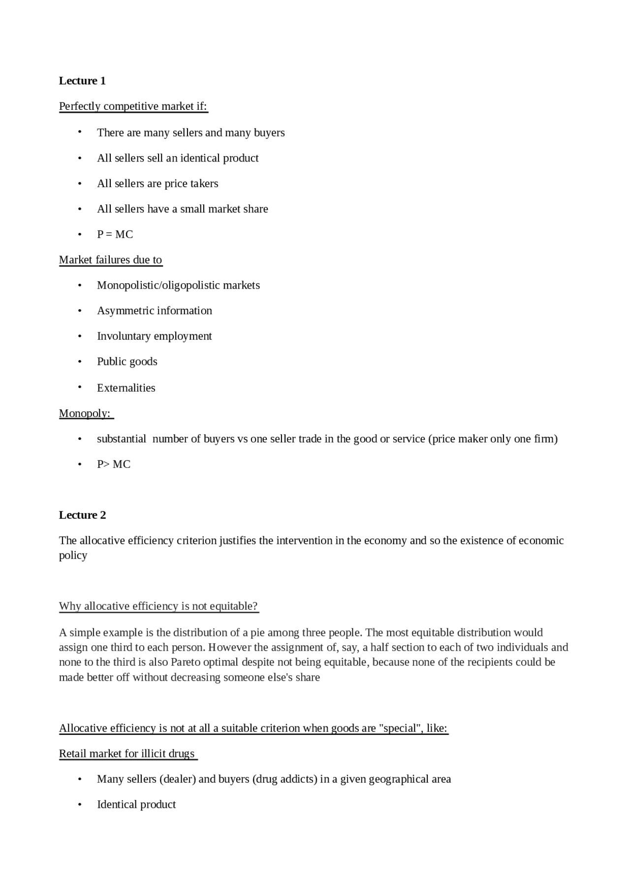 Economic Policy Riassunto Docsity
