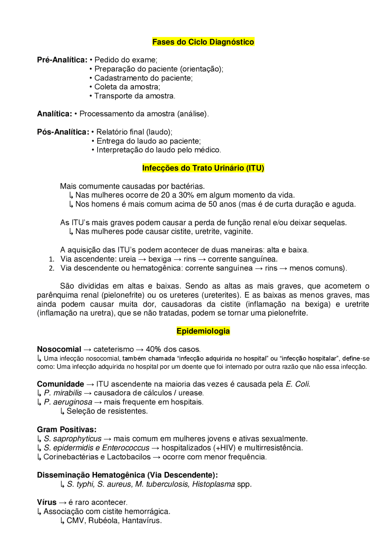 Resumo Microbiologia Clínica Docsity