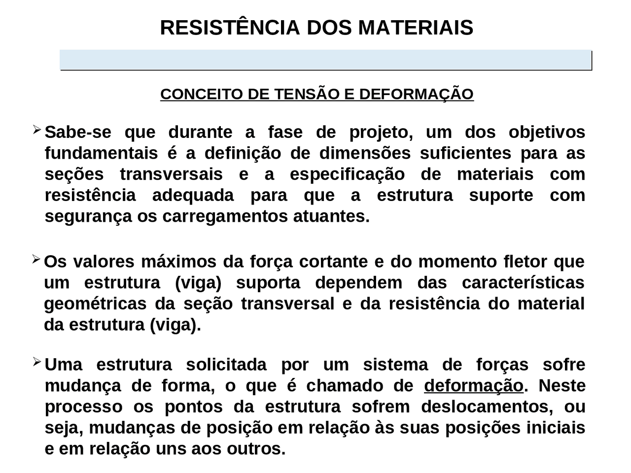 Tensão X Deformação Resistência Dos Materiais Docsity