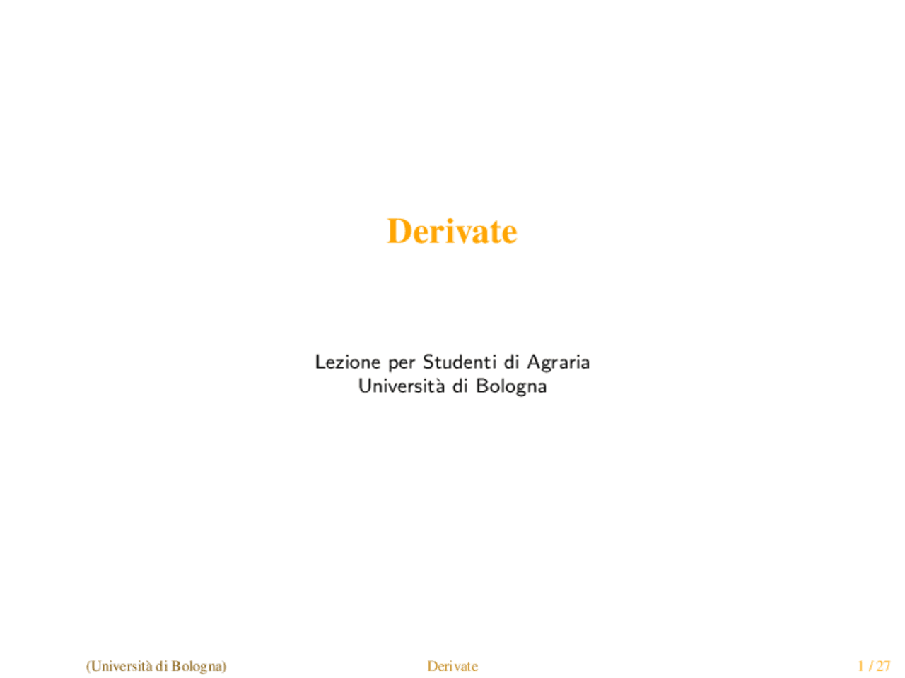 Dispense Di Matematica Per Esame Primo Anno Matematica 1 Docsity