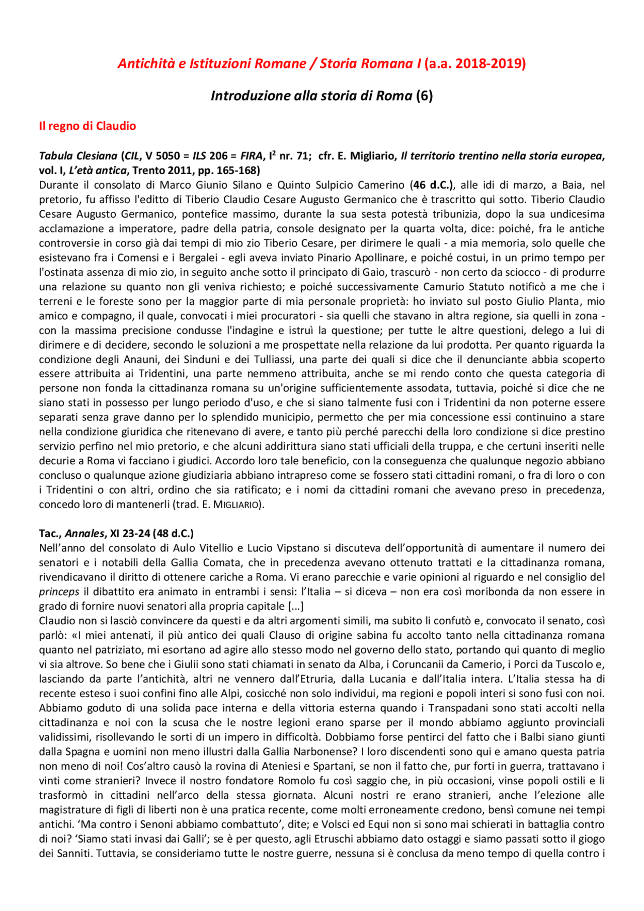 Antichità E Istituzioni Romane Docsity
