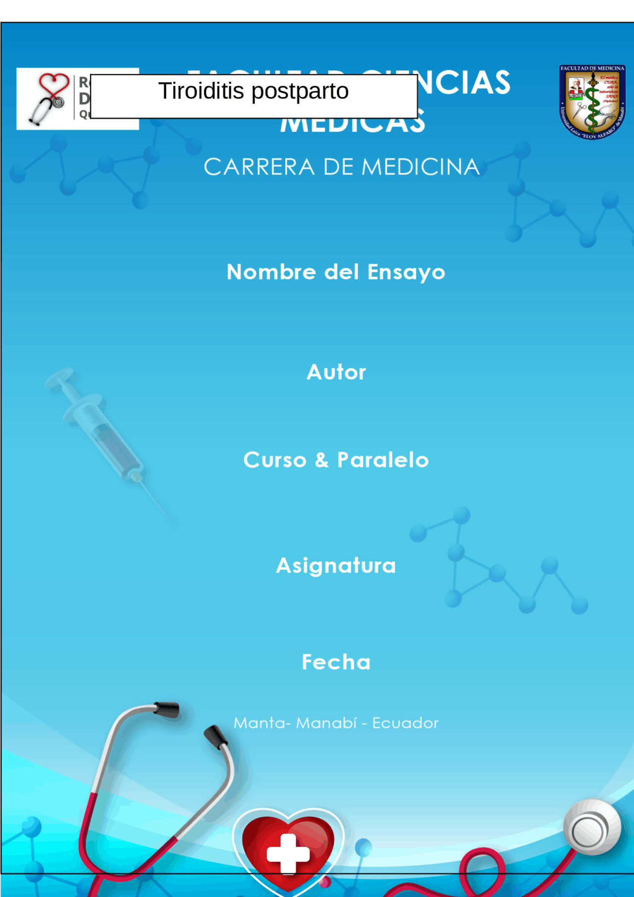Tiroiditis postparto - Docsity