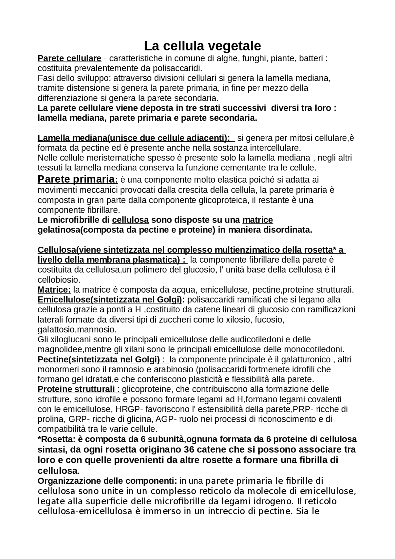 Appunti Di Botanica Generale Docsity