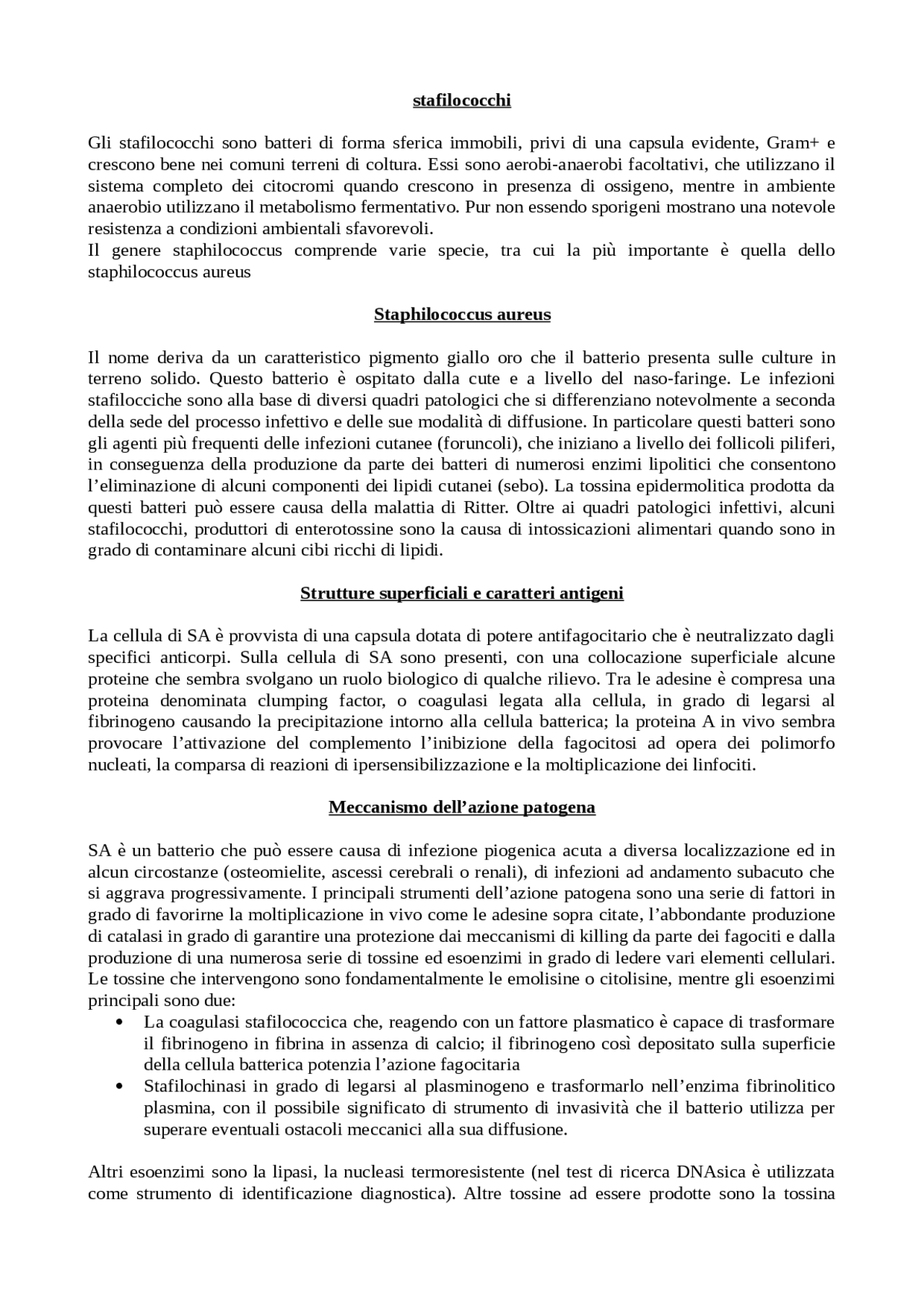Appunti Sui Batteri Per Microbiologia Docsity