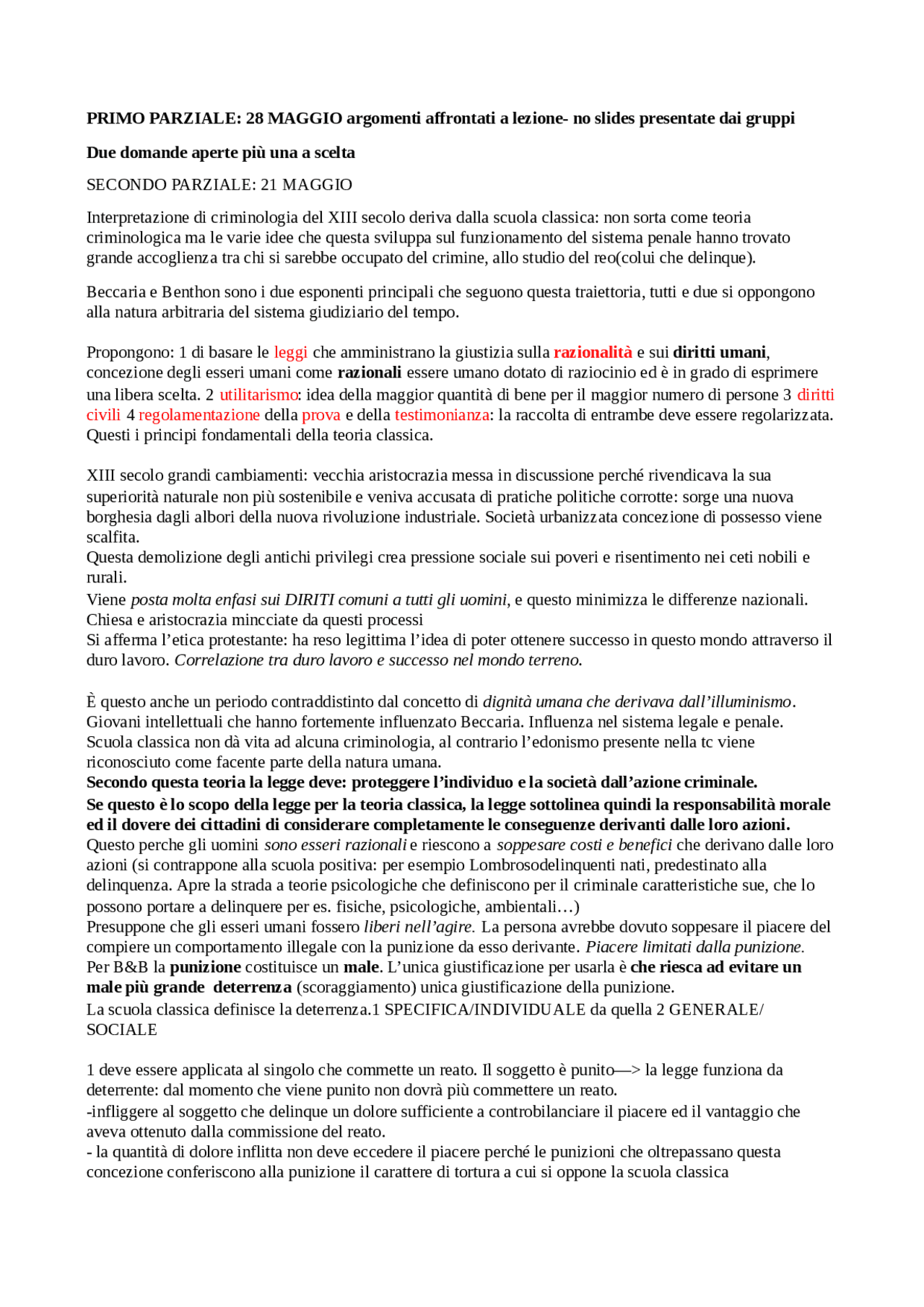 Appunti Criminologia Docsity