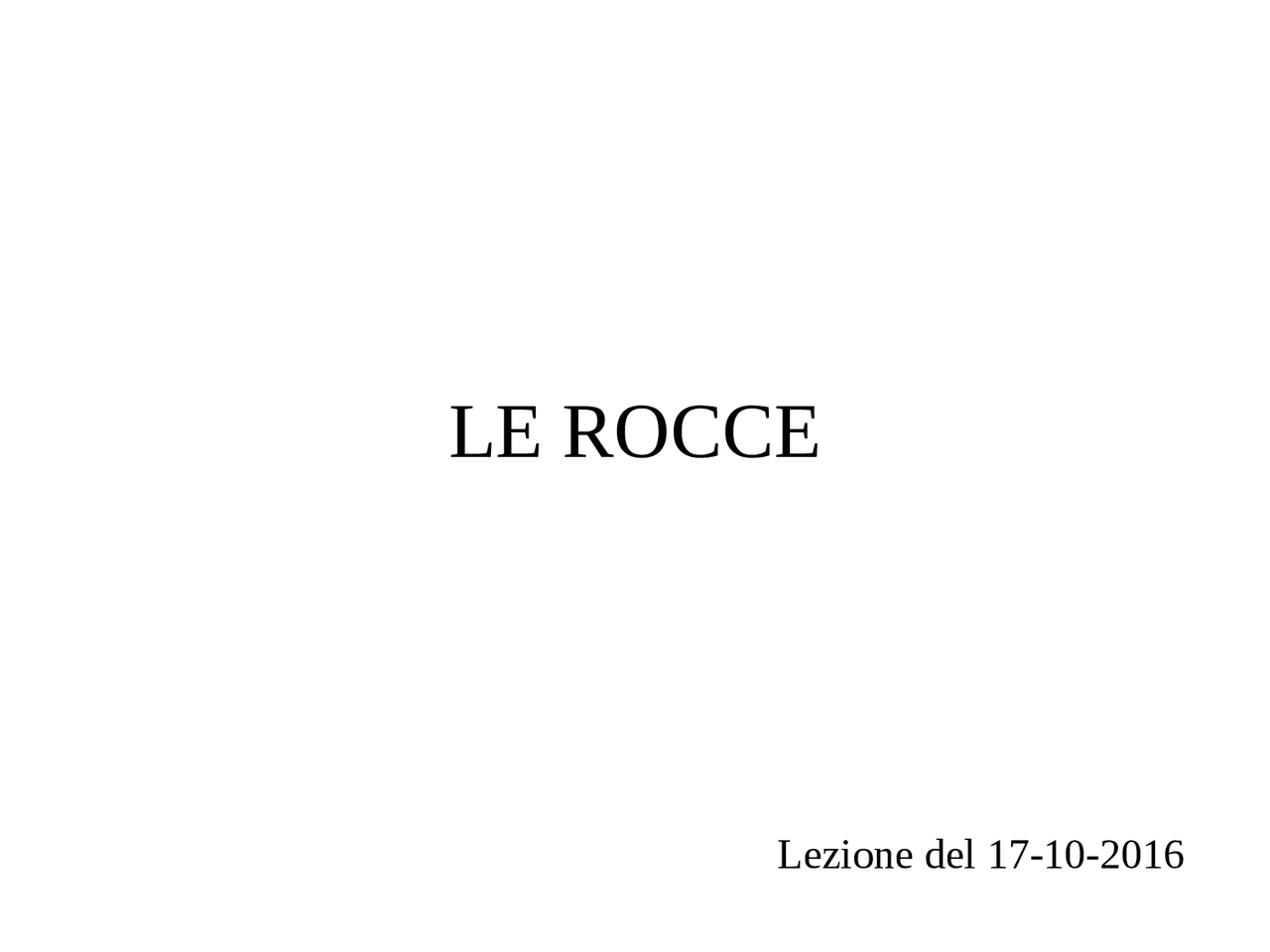 Rocce Scienze Della Terra Docsity