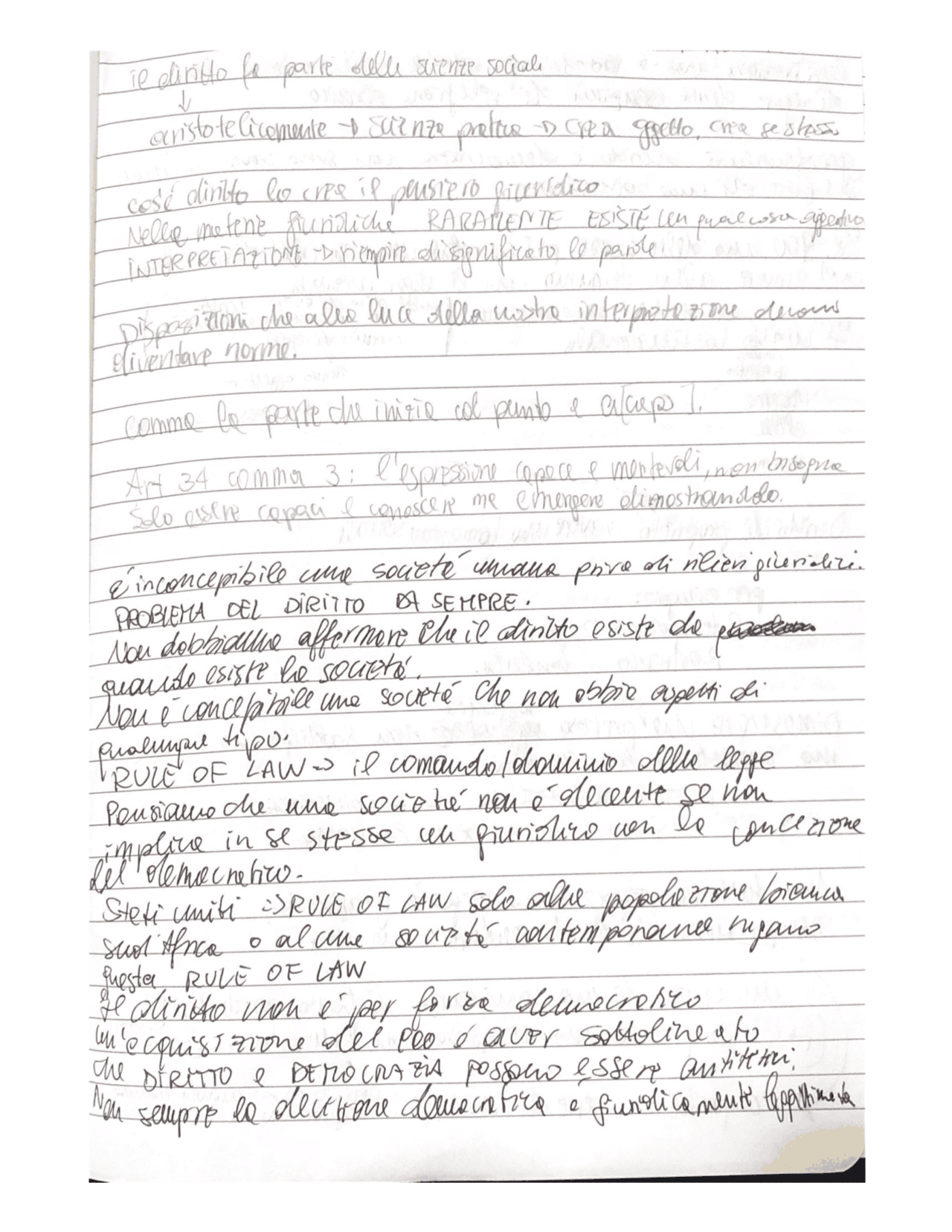 Diritto Costituzionale 1 Prima Parte Appunti Docsity