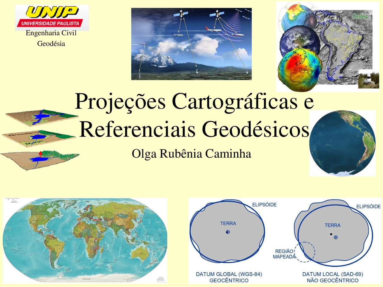 Geodesia e cartografia | Slides Geodesy and Cartography | Docsity