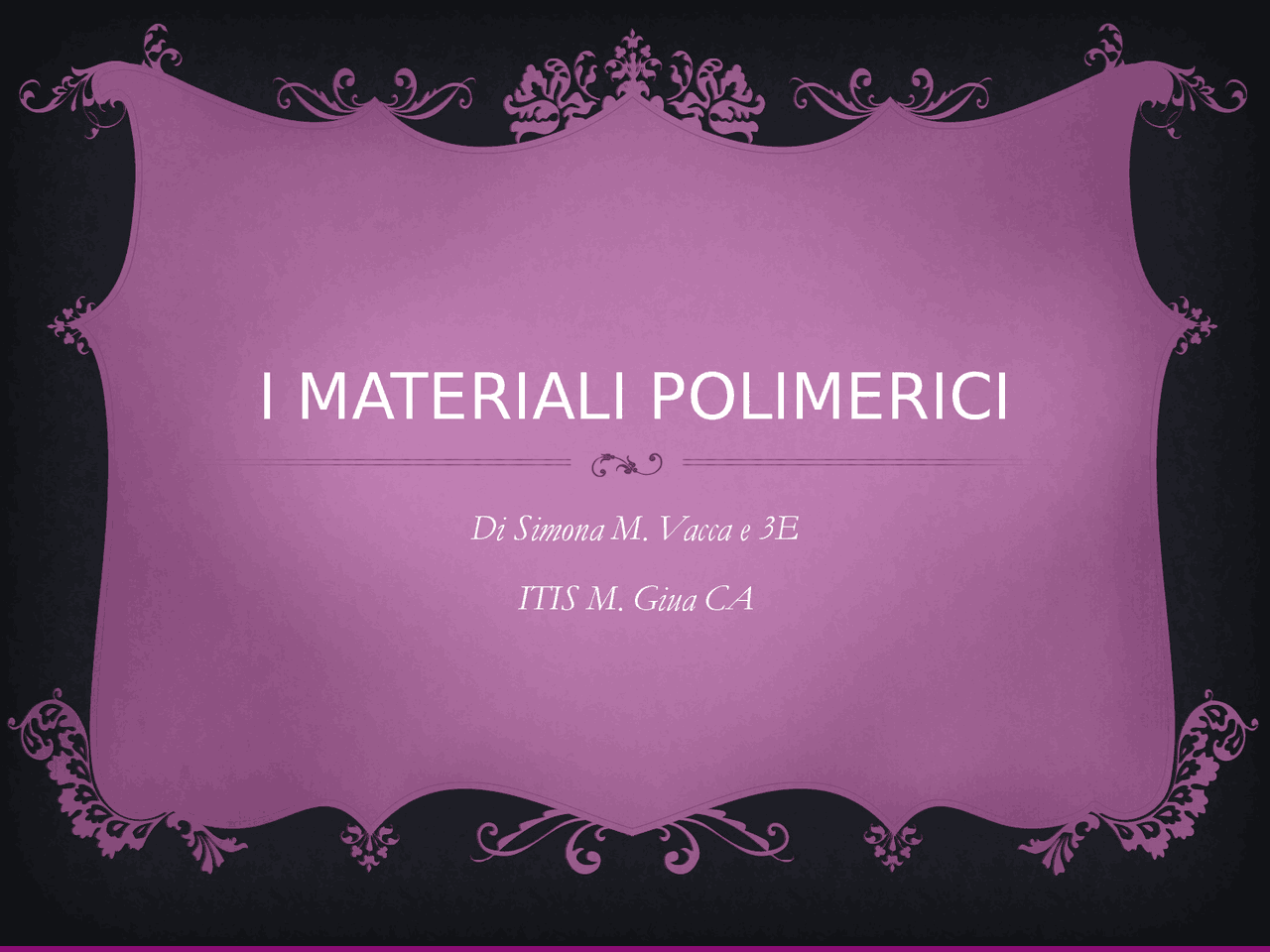 I Materiali Polimerici Docsity