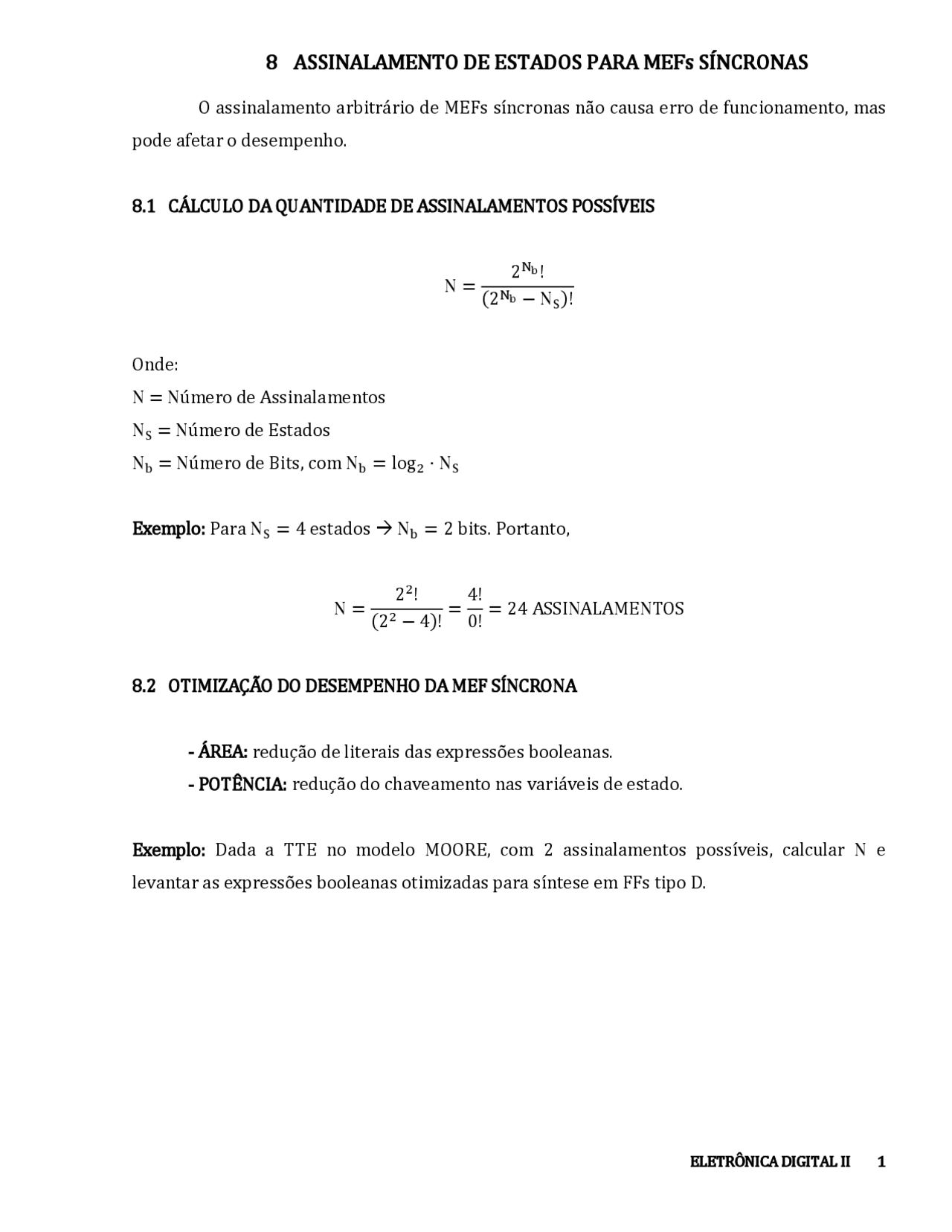 Eletronica Digital 2 Docsity