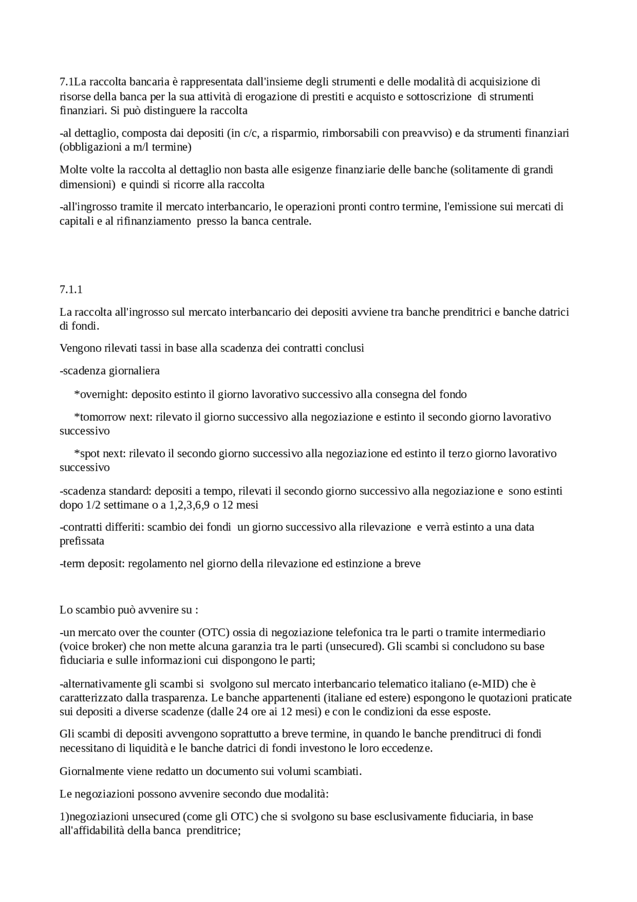 Economia Degli Intermediari Finanziari Docsity
