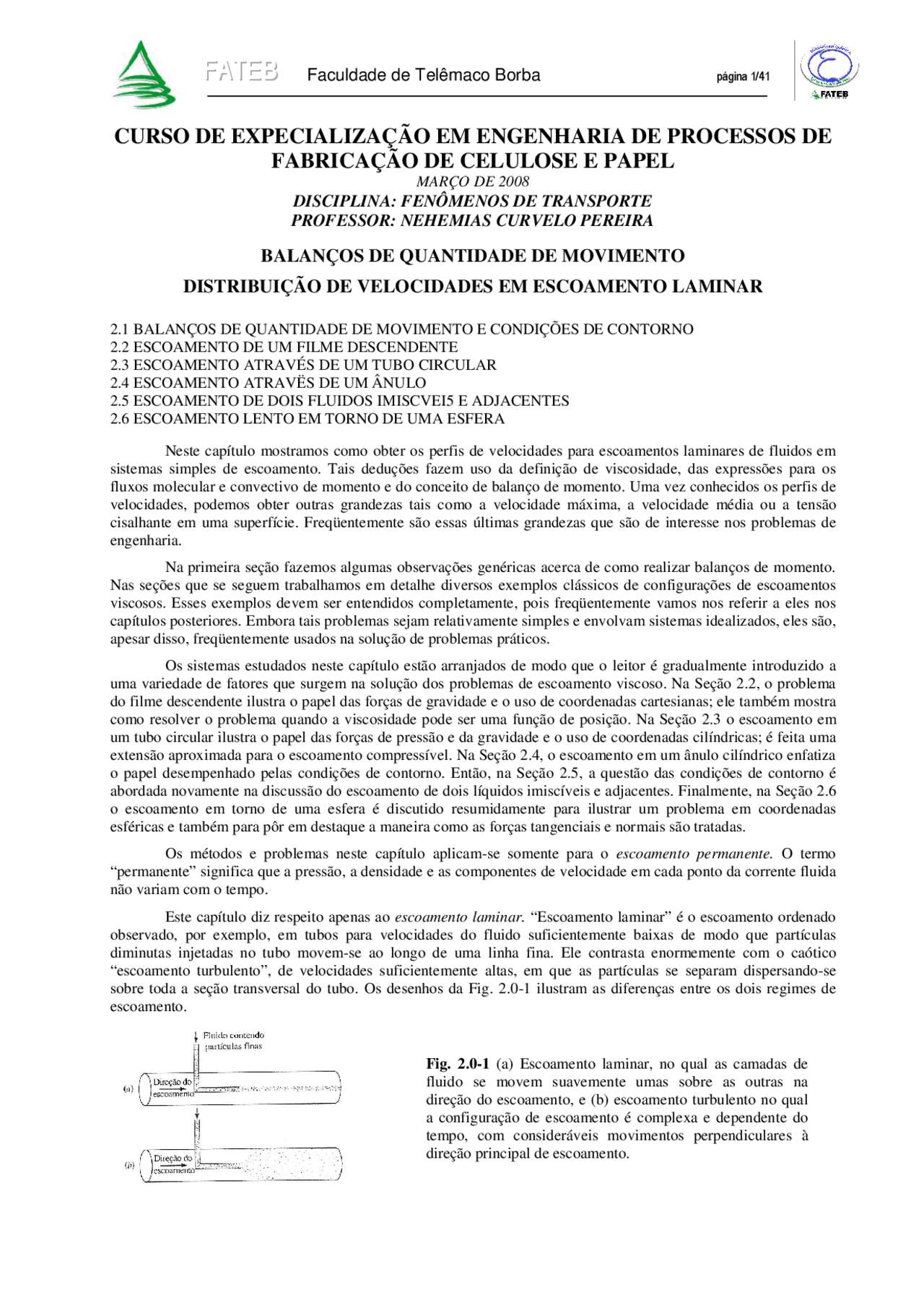 Fen么menos De Transporte Docsity