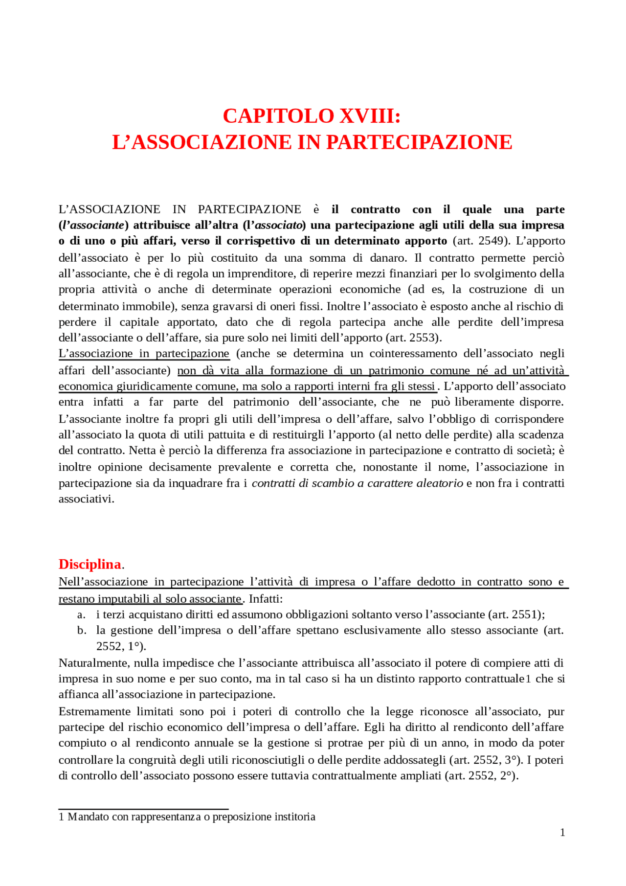 Riassunto Volume 3 Del Campobasso 5a Edizione Docsity