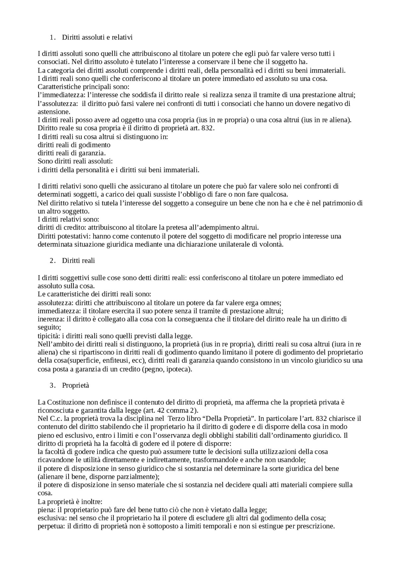 Domande Diritto Privato Unicusano Appunti Di Diritto Privato Docsity