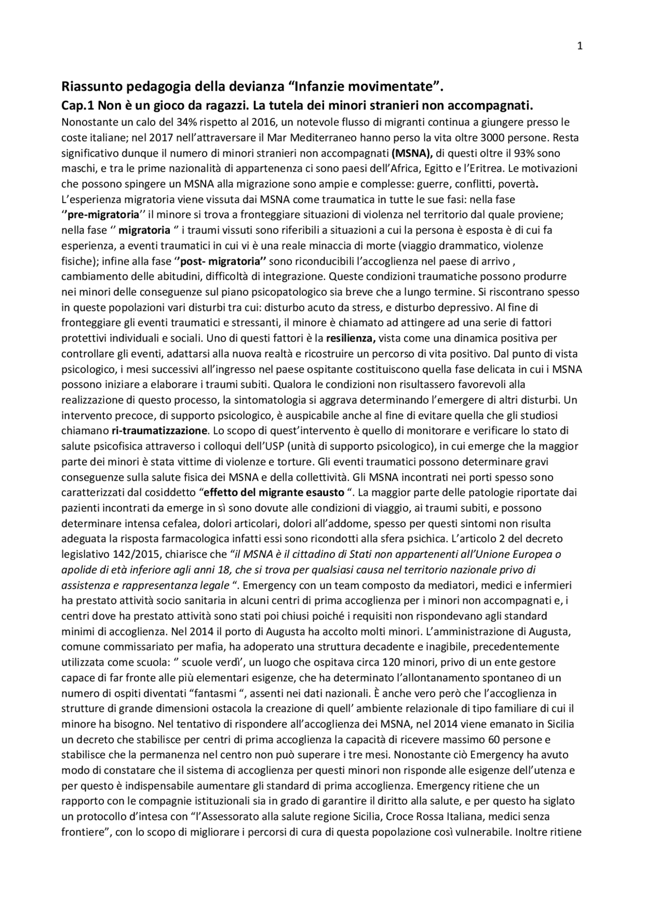Infanzie Movimentate Docsity