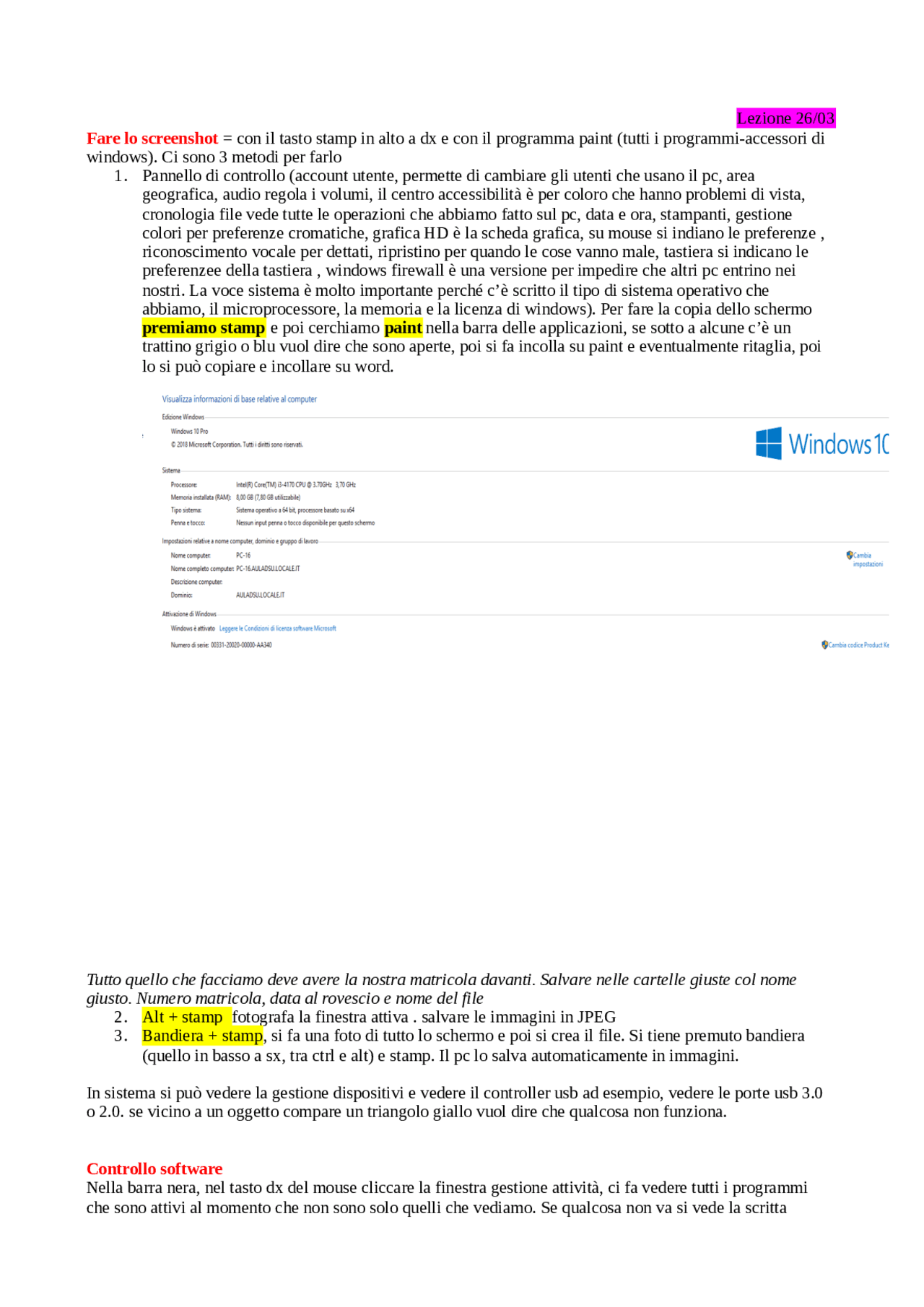 Appunti E Slide Informatica Docsity