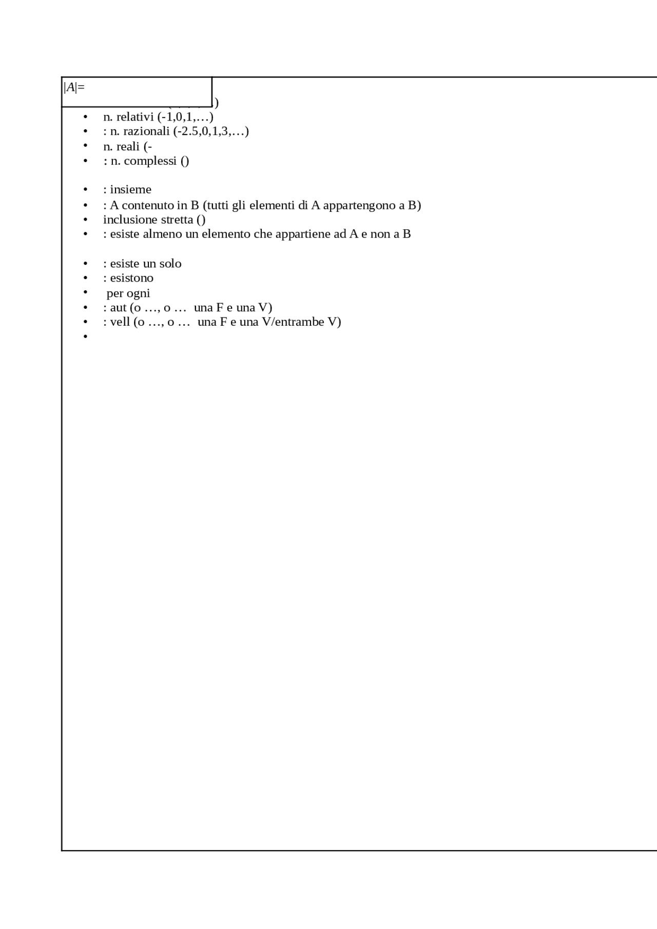Algebra Lineare Introduzione Docsity