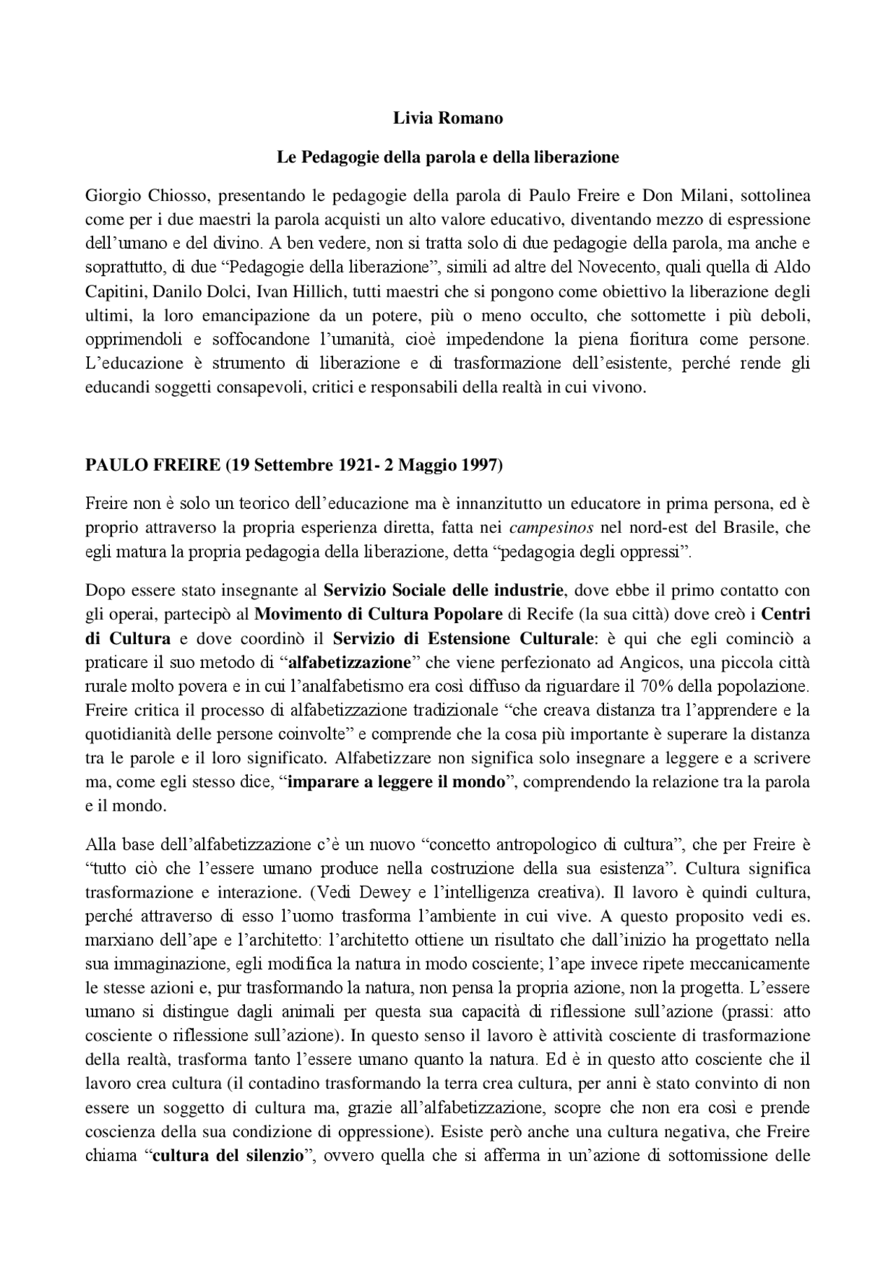 Slide Di Storia Della Pedagogia Docsity
