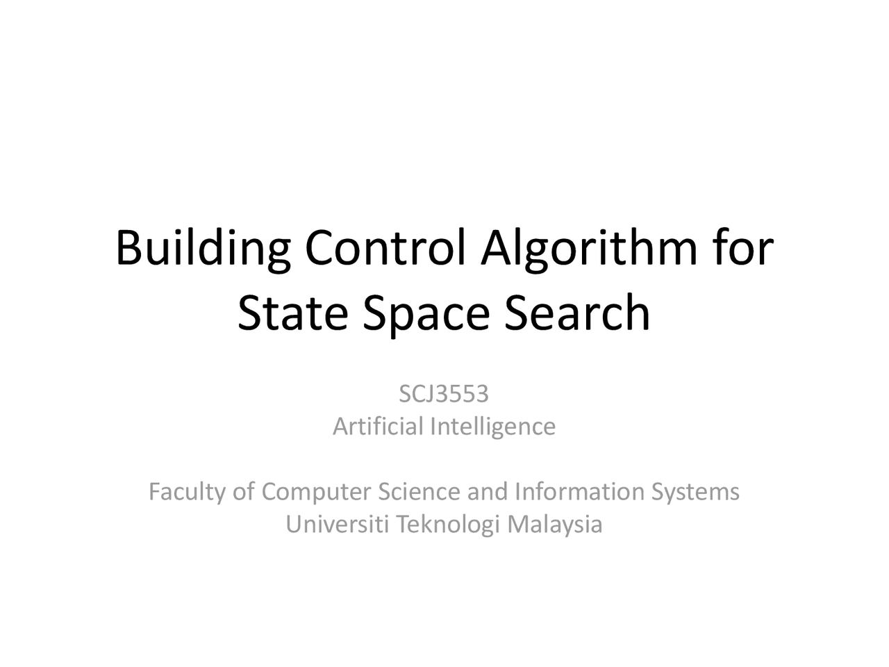 Artificial Intelligence Chapter 5 Docsity