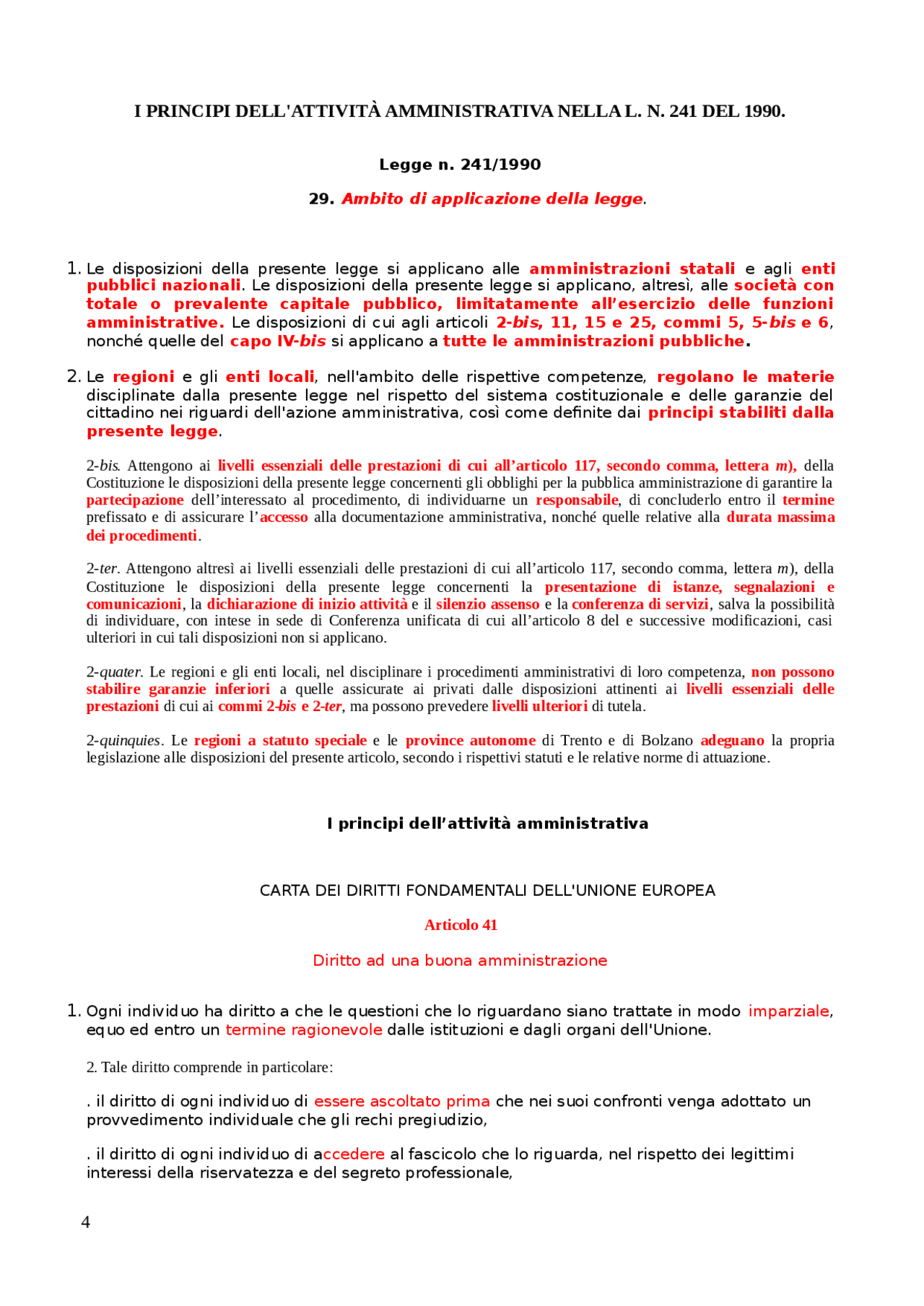 Lezione Di Diritto Amministrativo Docsity