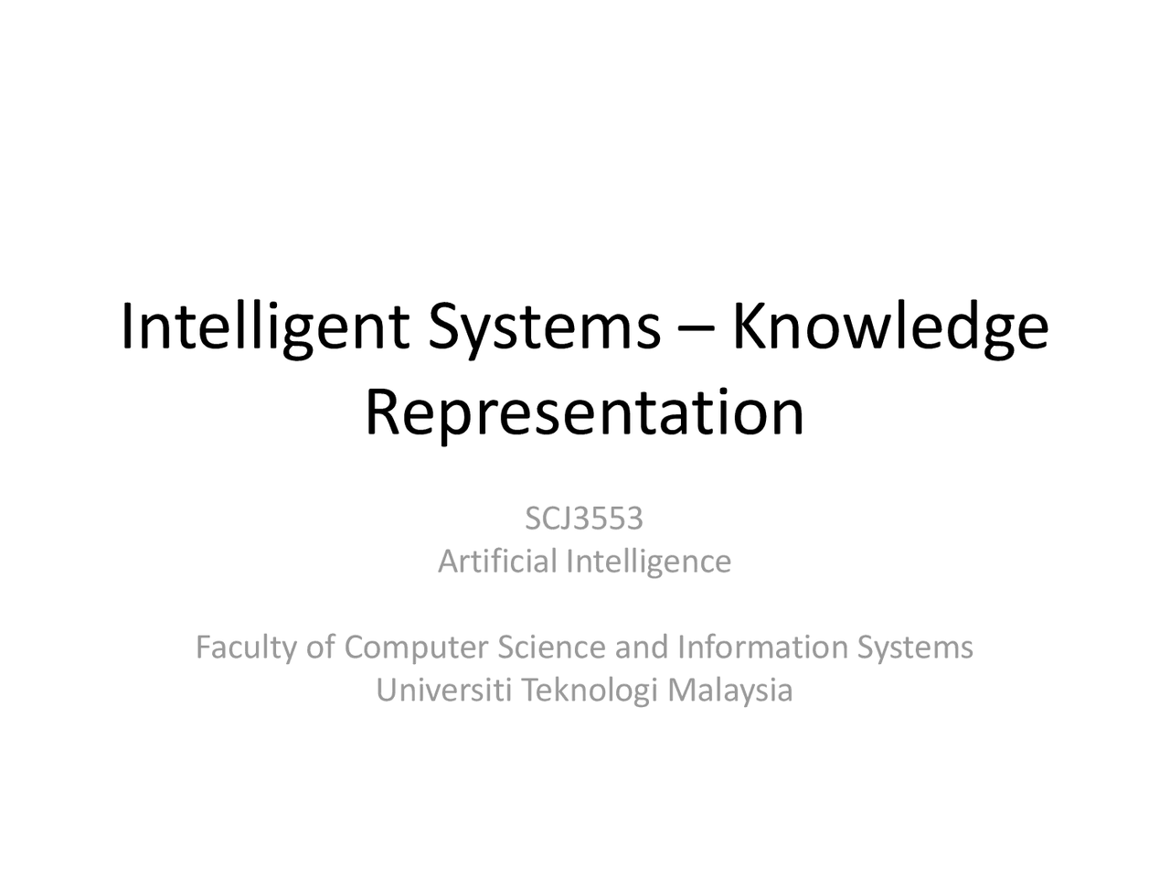 Artificial Intelligence Chapter 6 Docsity