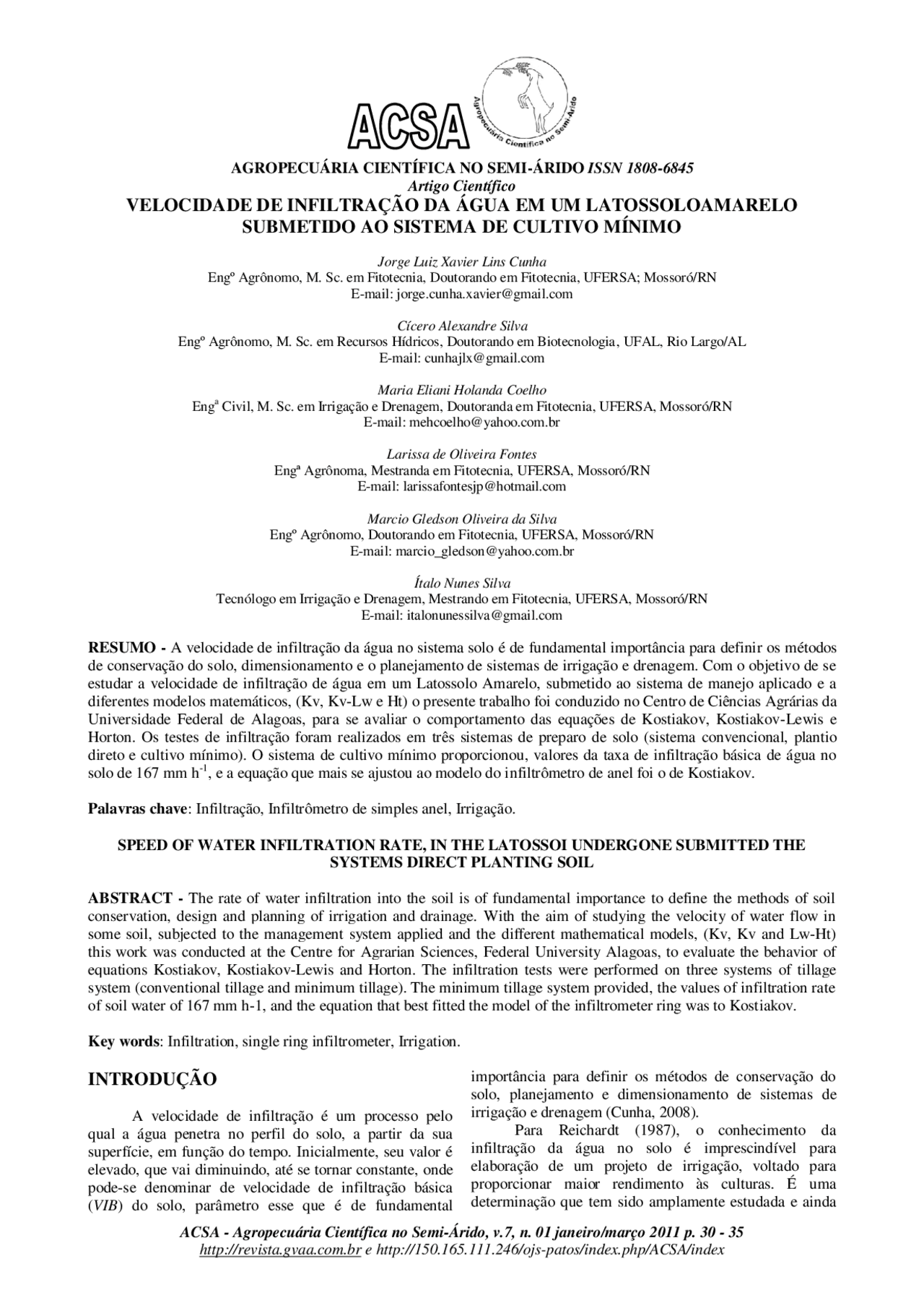Irrigação E Drenagem Ejercicios Mecánica Docsity