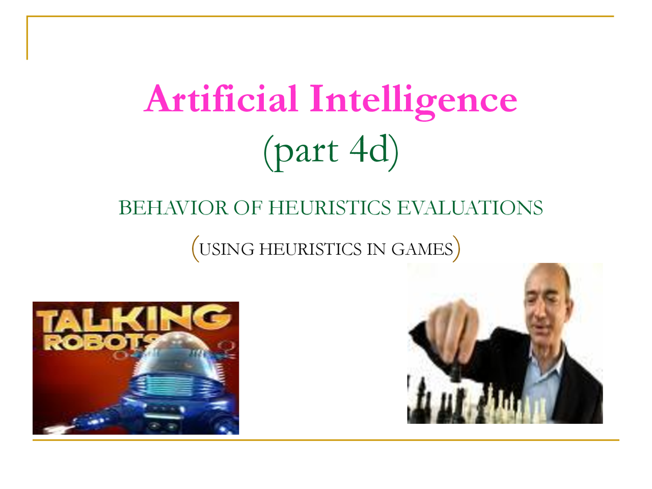 Artificial Intelligence Part 4 D Docsity