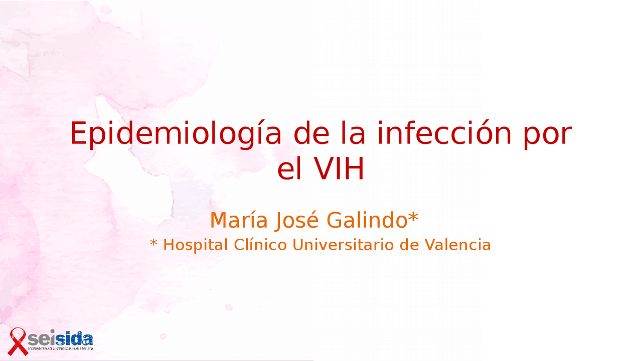 Epidemiologia de la infeccion por el hiv - Docsity