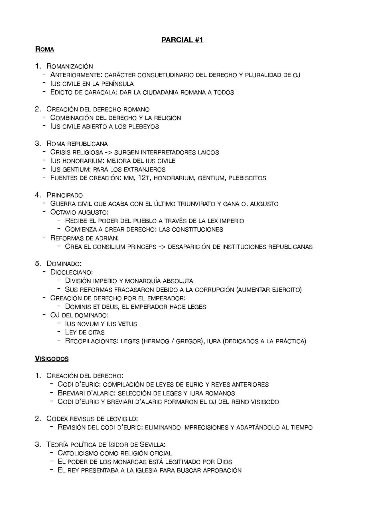 Resumen Historia Del Dret Docsity