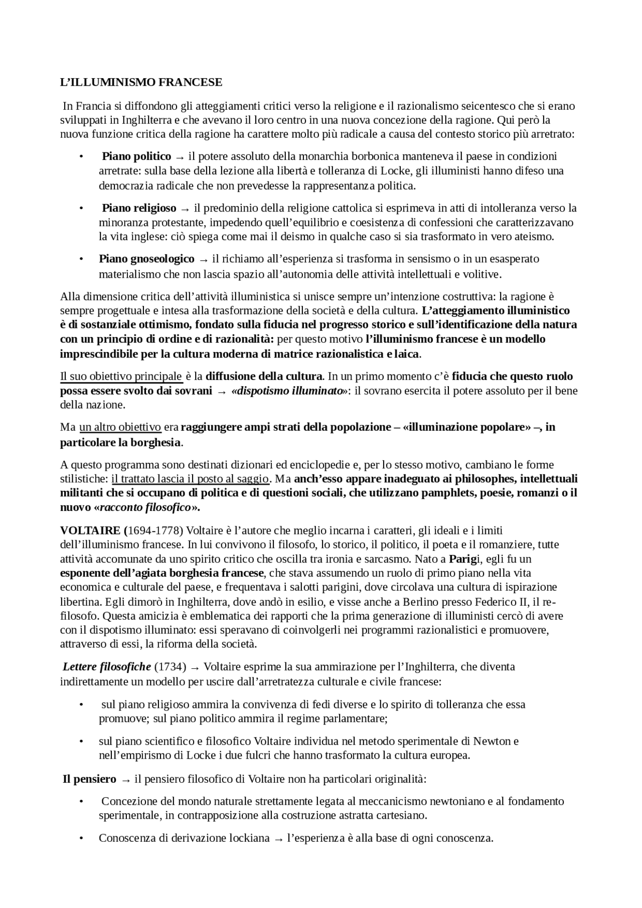 Riassunto Di Filosofia Docsity