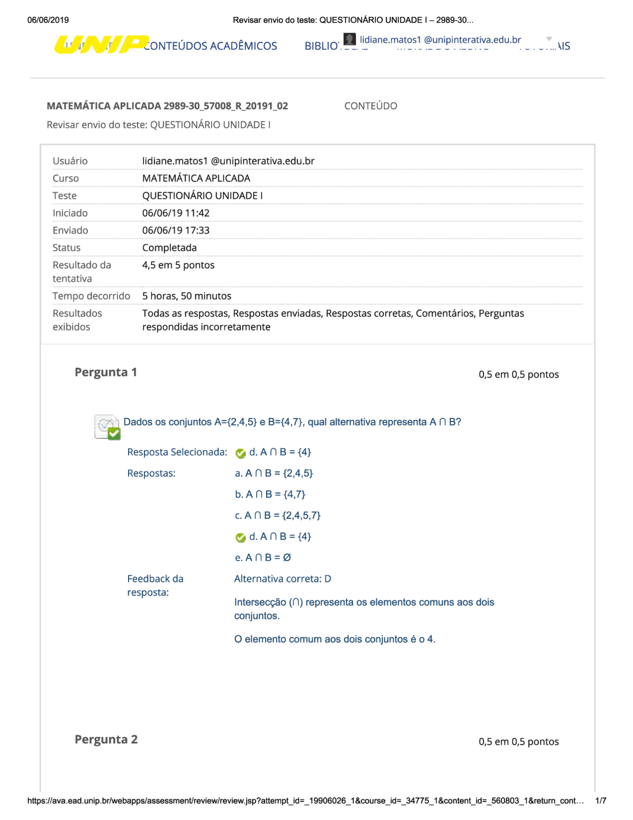 MatemÁtica Aplicada EstatÍstica Aplicada E GestÃo De Pessoas Docsity