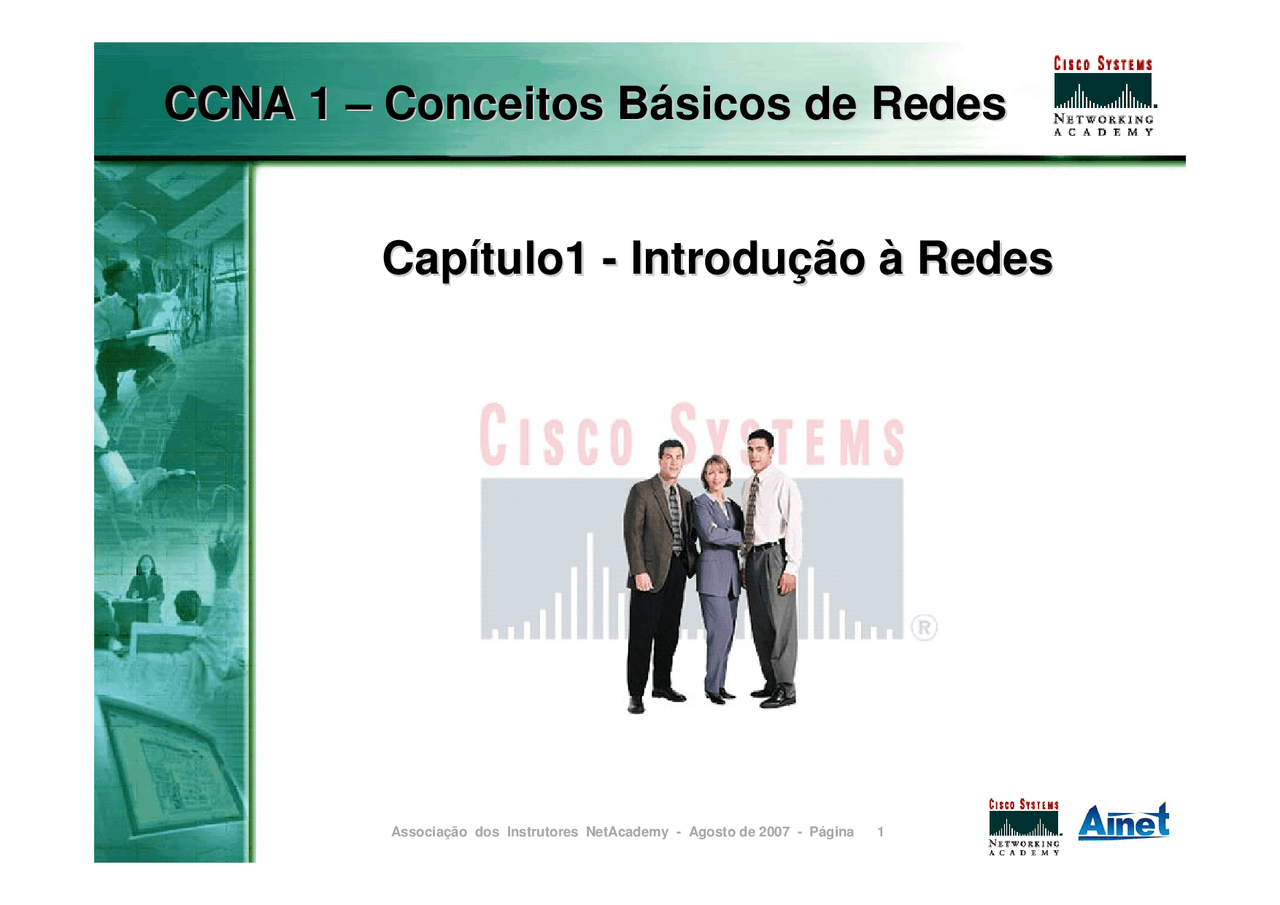 Ccna1 Conceitos Fundamentais Sobre Redes De Computadores Docsity