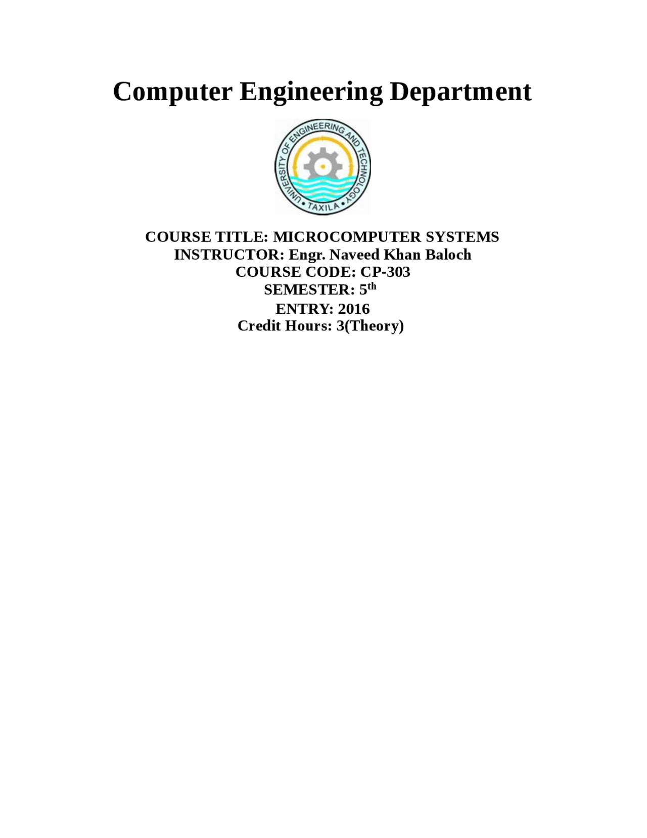Microcomputer Systems Design Docsity