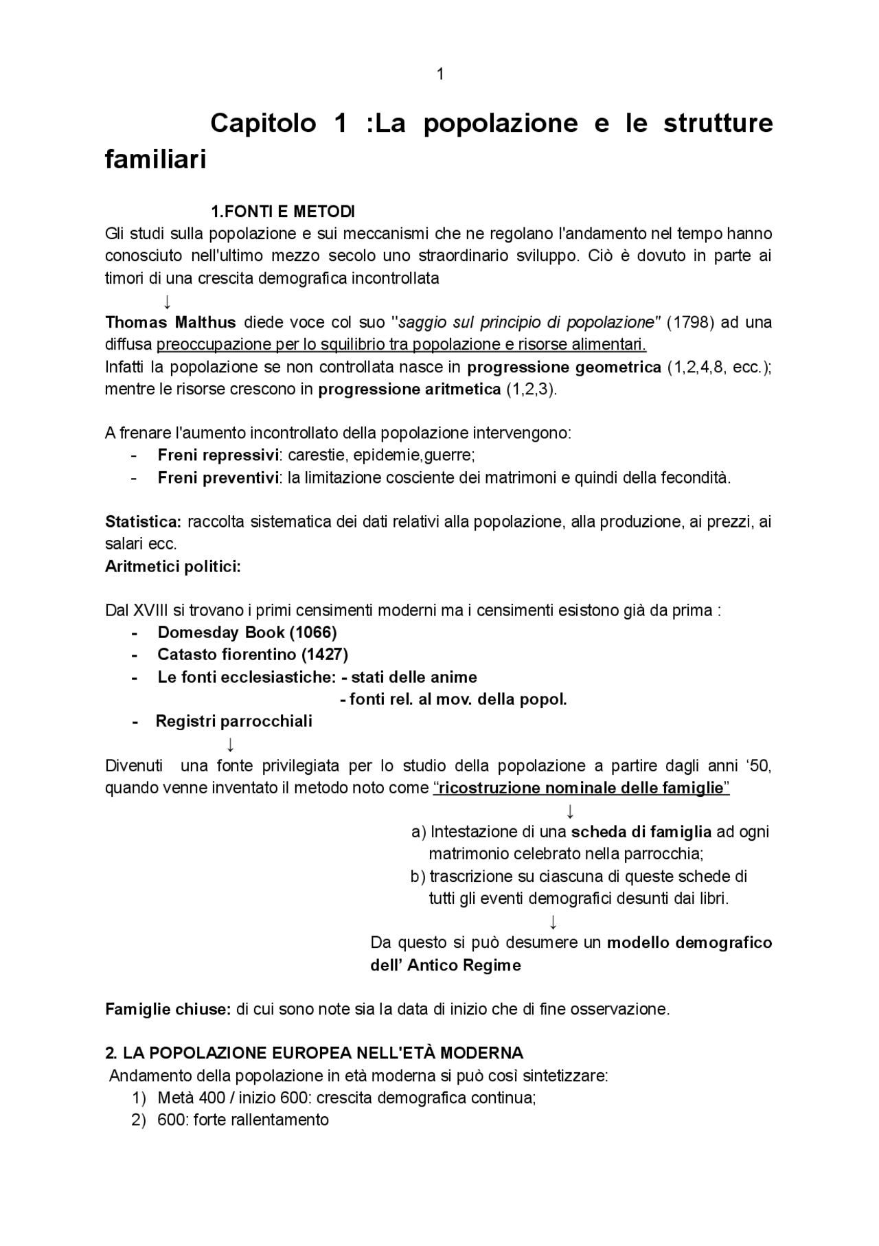 Riassunto Storia Moderna Capra Docsity