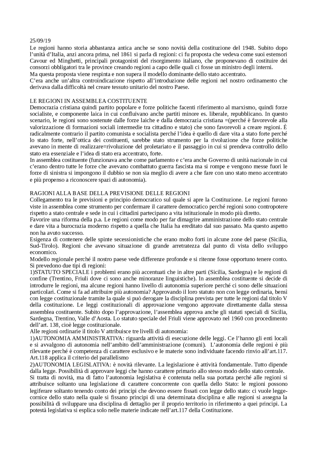 Appunti Presi A Lezione Docsity