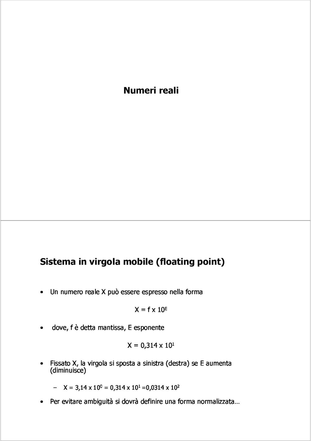 Calcolatori Elettronici Docsity