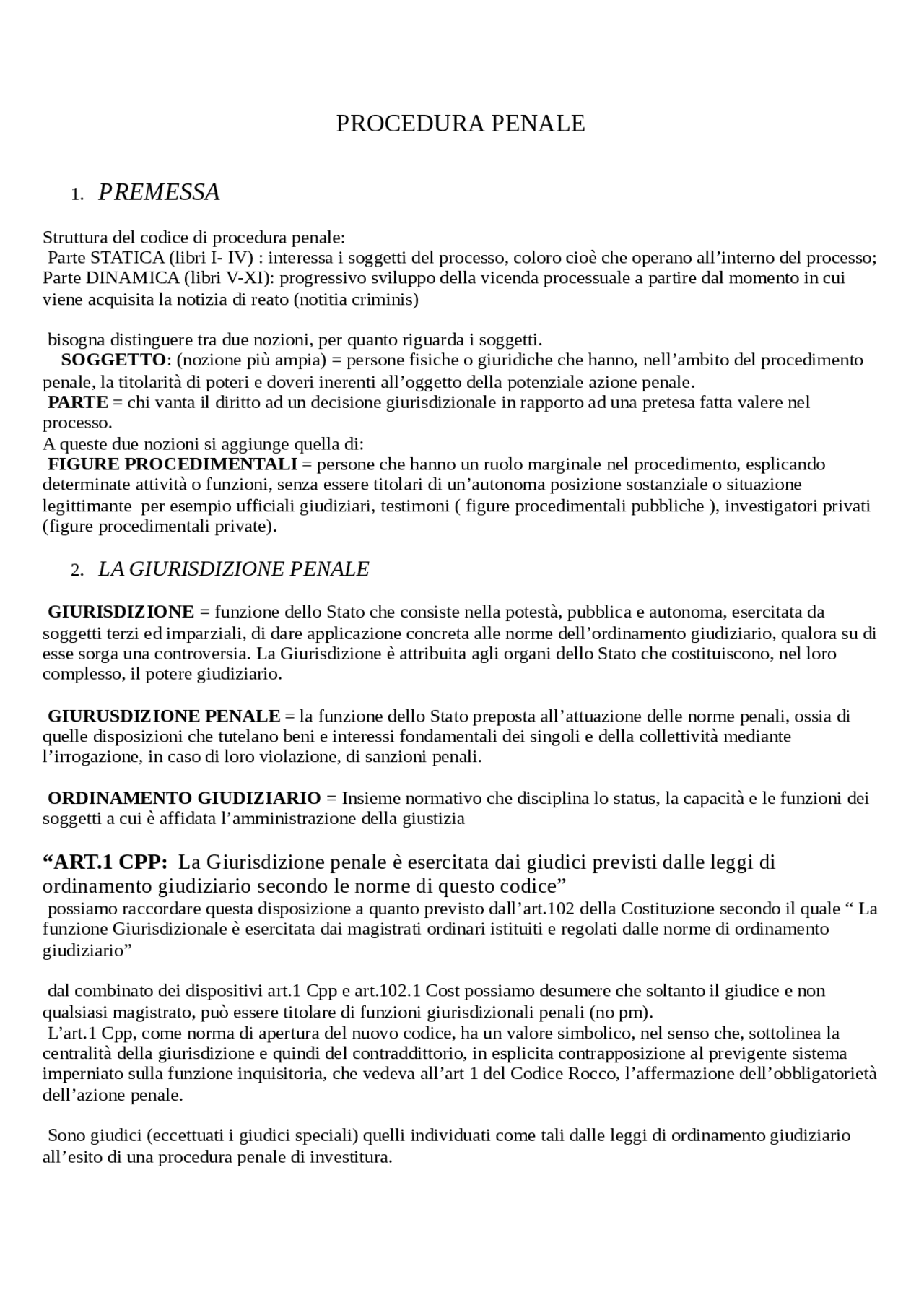 Procedura Penale Conso Grevi Docsity