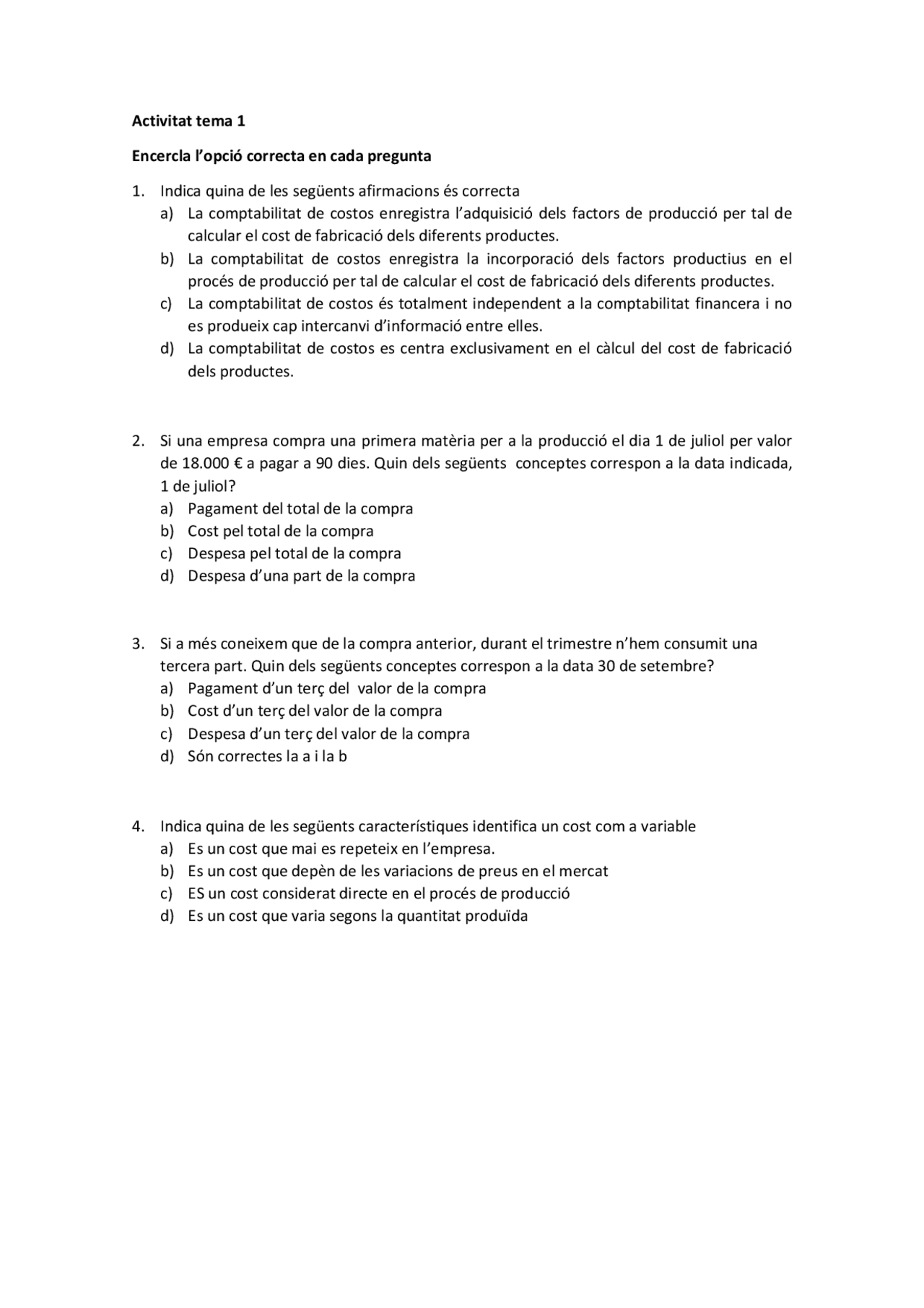 Economia Segundo Curso Ade Docsity