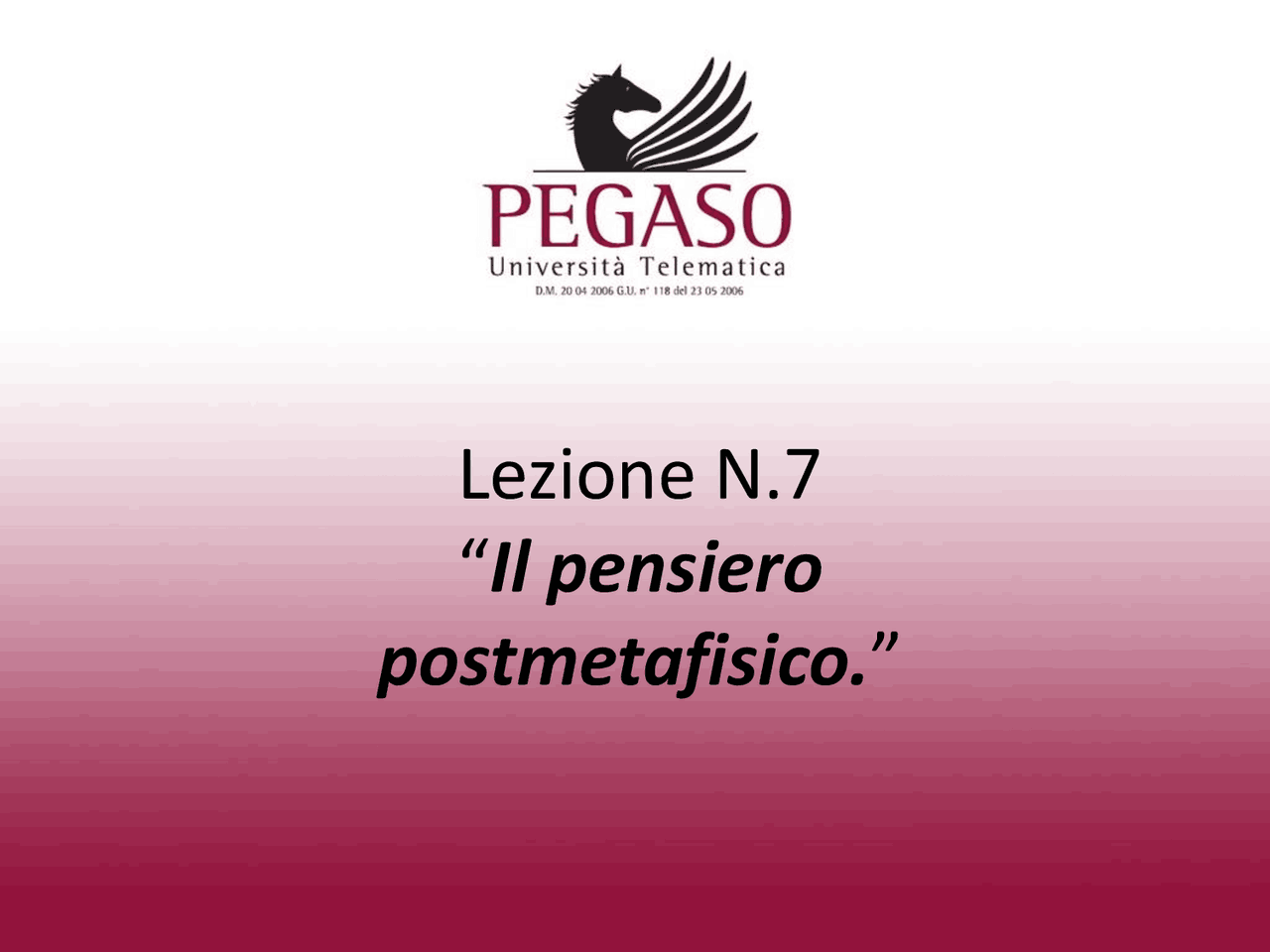 Lezione 11 Fil Teoretica Docsity