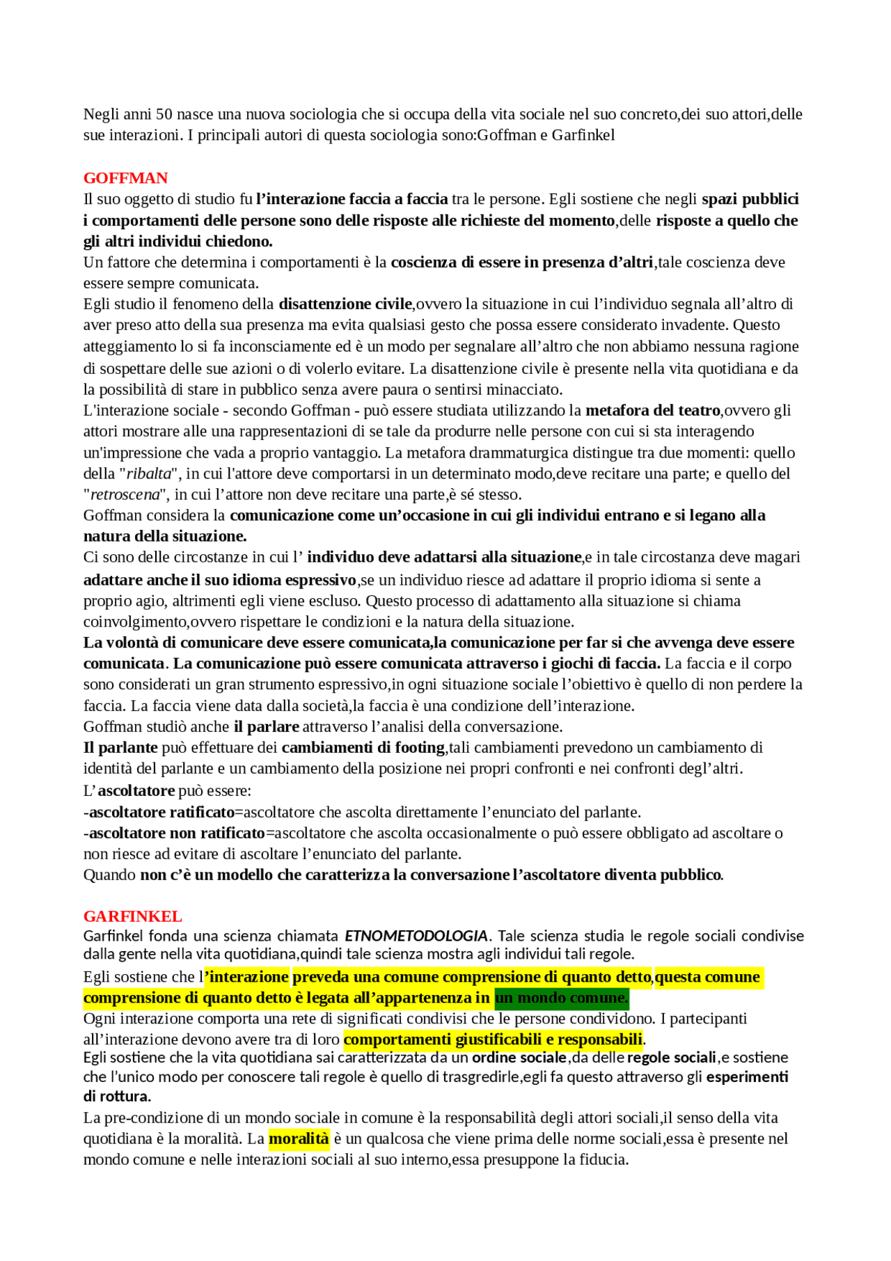 Economia E Sviluppo Docsity