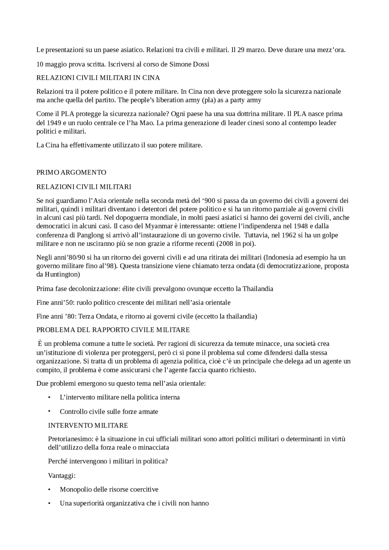 Sistemi Politici Comparati Docsity