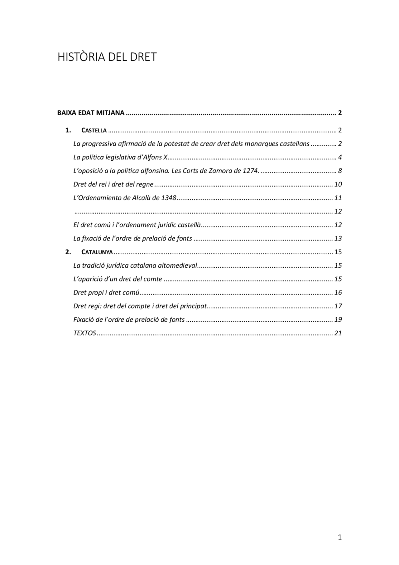 Historia Del Dret Pac 2 Docsity