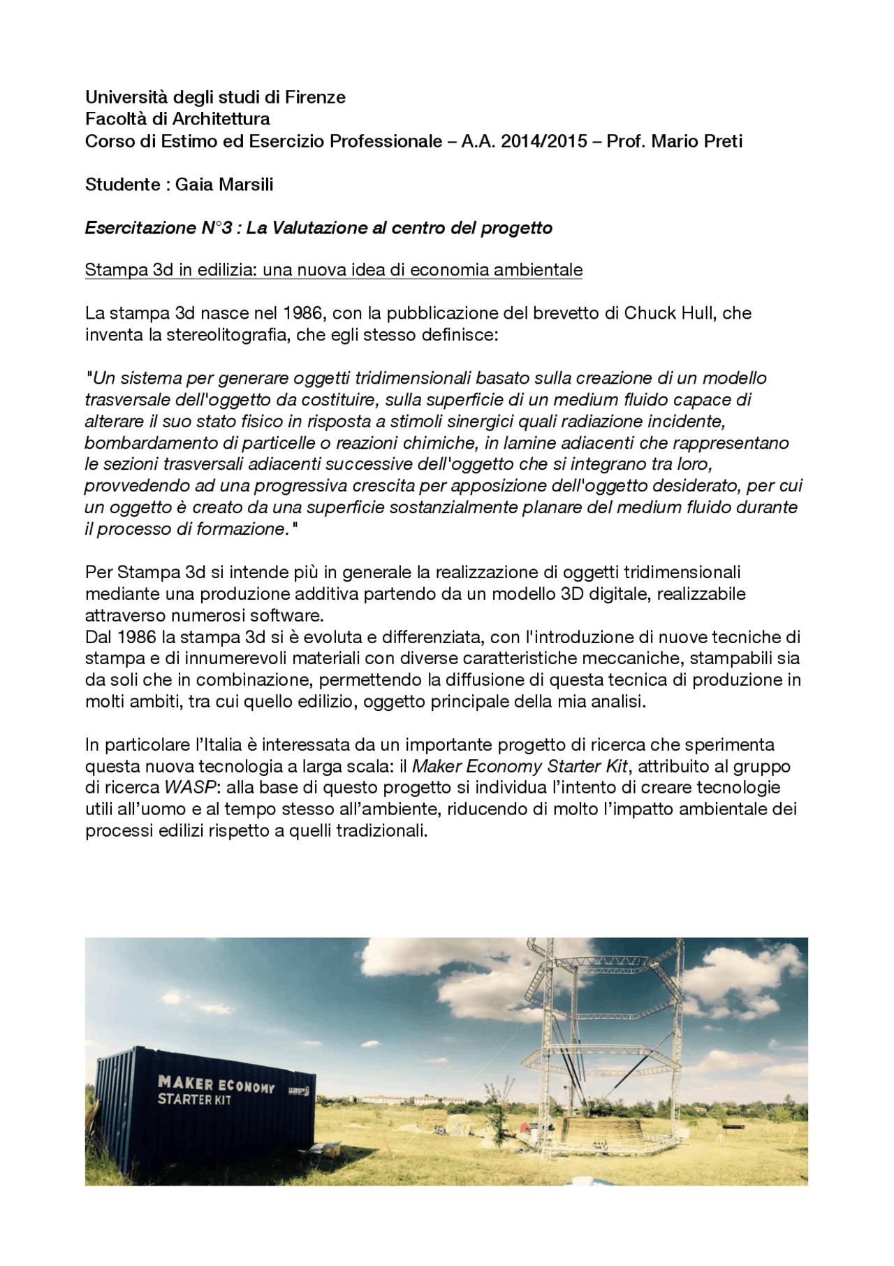 Esercitazioni Estimo Esercizi Di Estimo Docsity