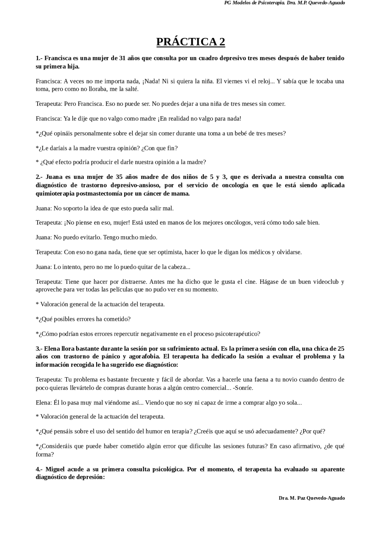 Practica 2 Modelos De Psico Docsity