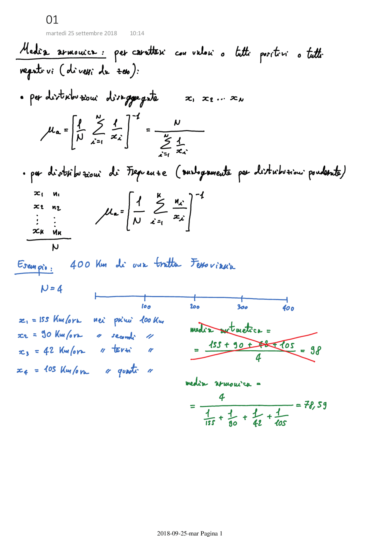 Statistica Appunti Lezione Docsity
