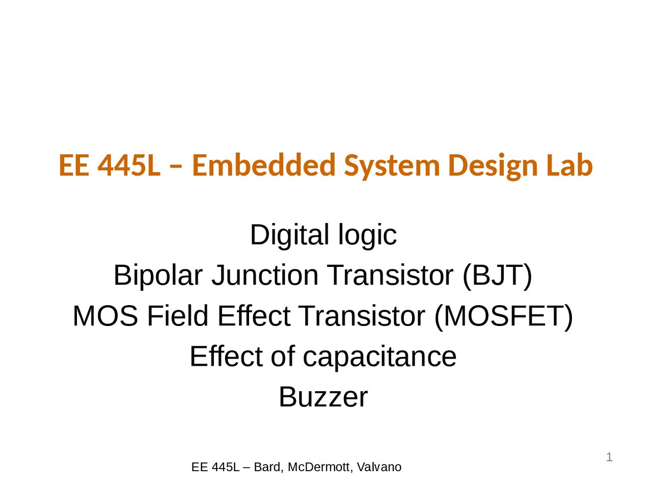 Lecture Notes On Bjts Docsity